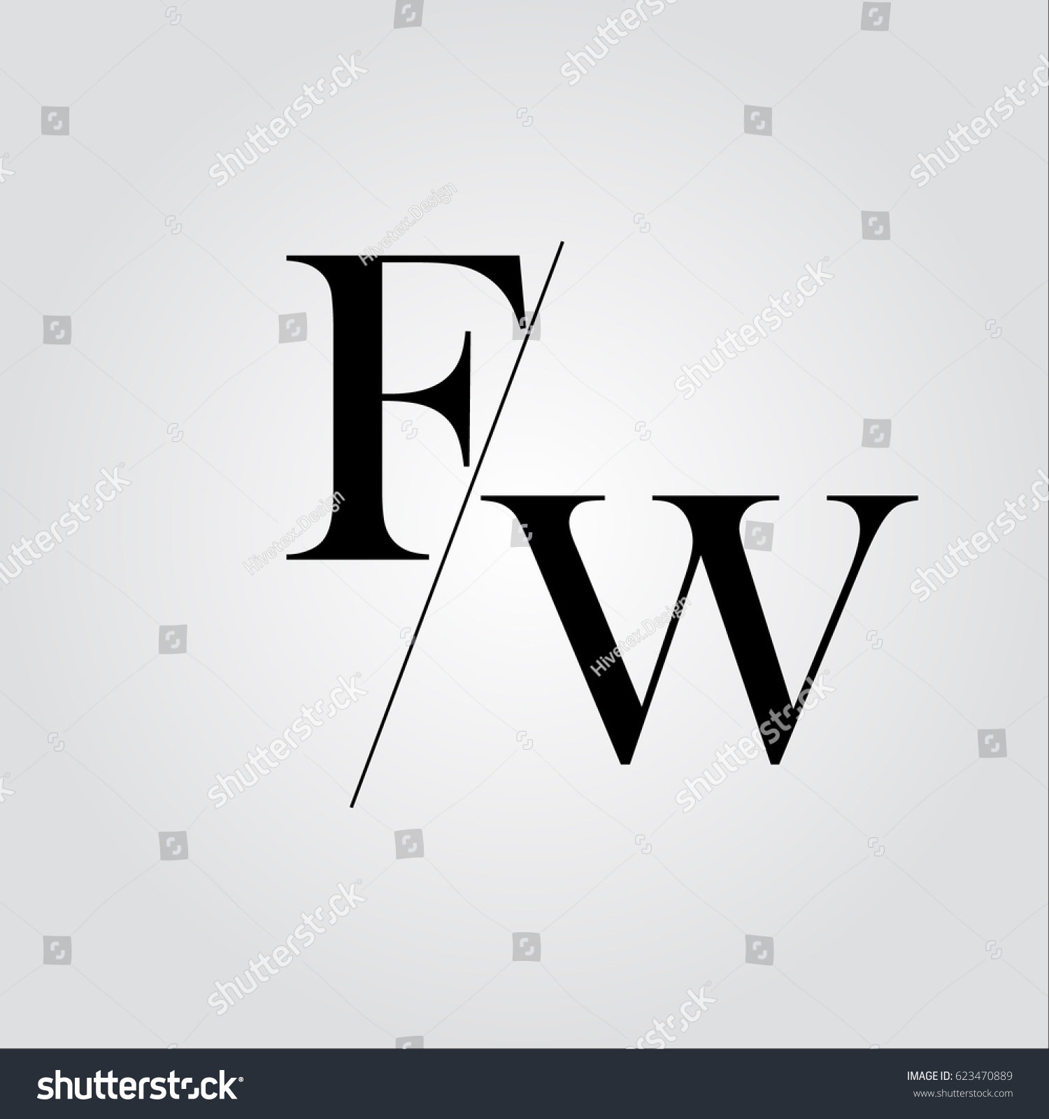 Fw Logo Stock Vector (Royalty Free) 623470889 | Shutterstock