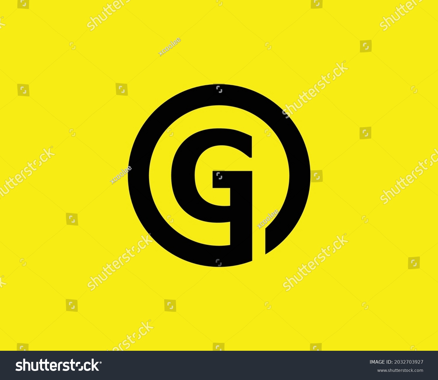 G Og Logo Design Vector Template Stock Vector (Royalty Free) 2032703927 ...