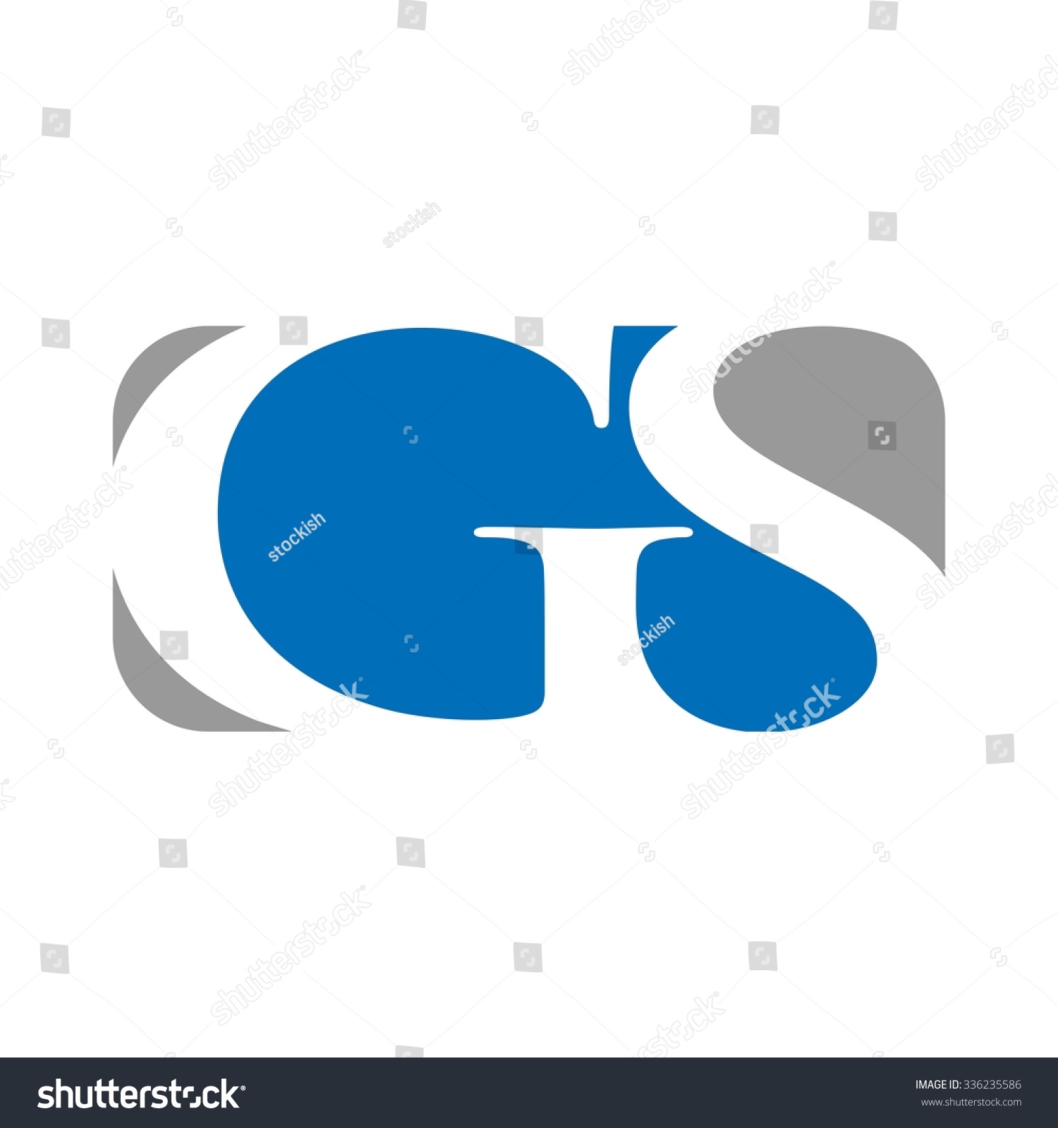 G S Logo Vector Stock Vector (Royalty Free) 336235586