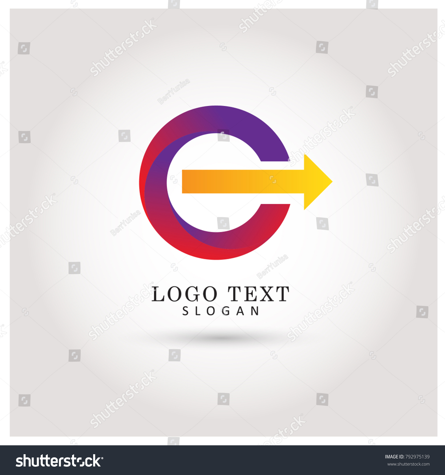 G Arrow Logo Symbol Icon Vector Stock Vector (Royalty Free) 792975139 ...