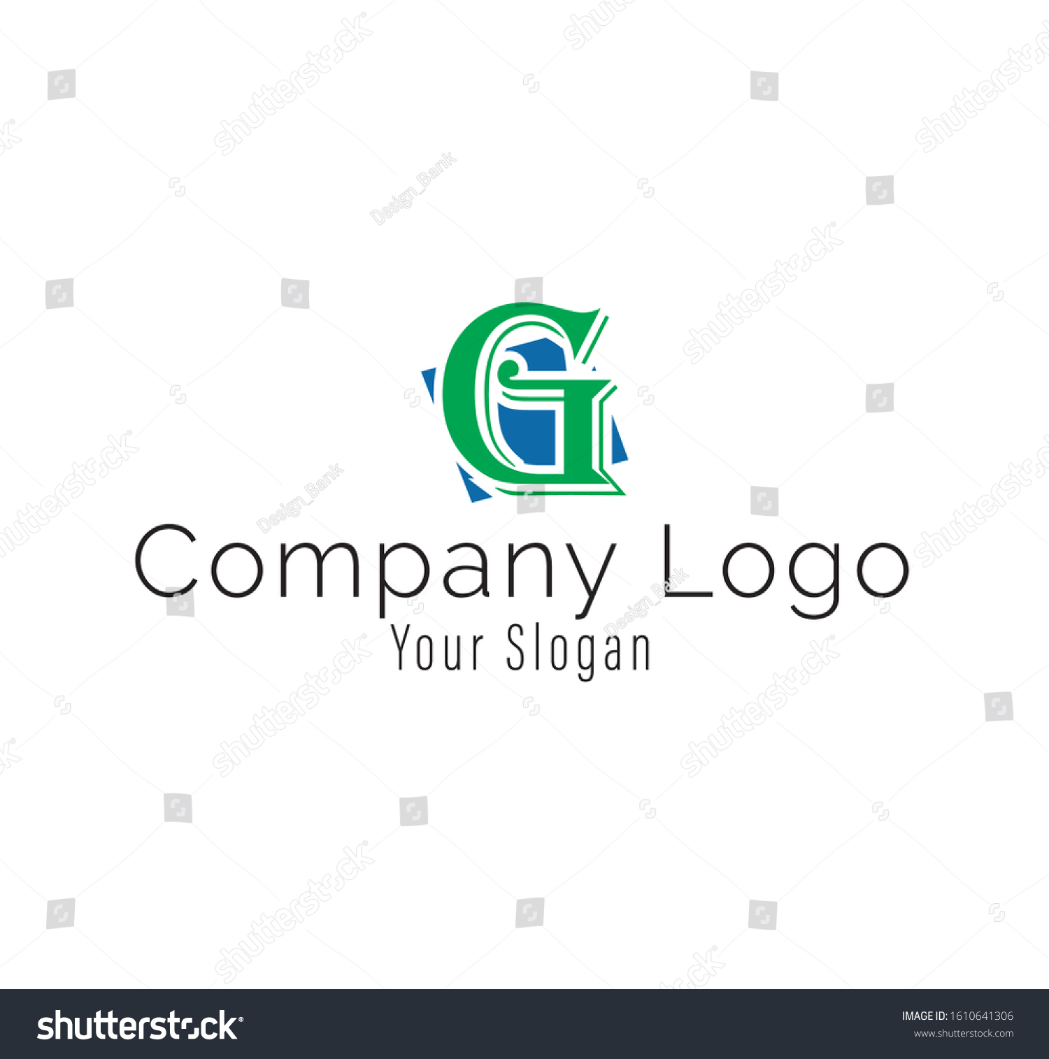 G Company Logo Design Template Vector Stock Vector (Royalty Free ...