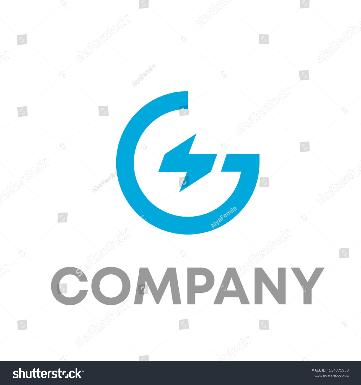 G Electric Logo Vector Design Template Stock Vector (Royalty Free ...