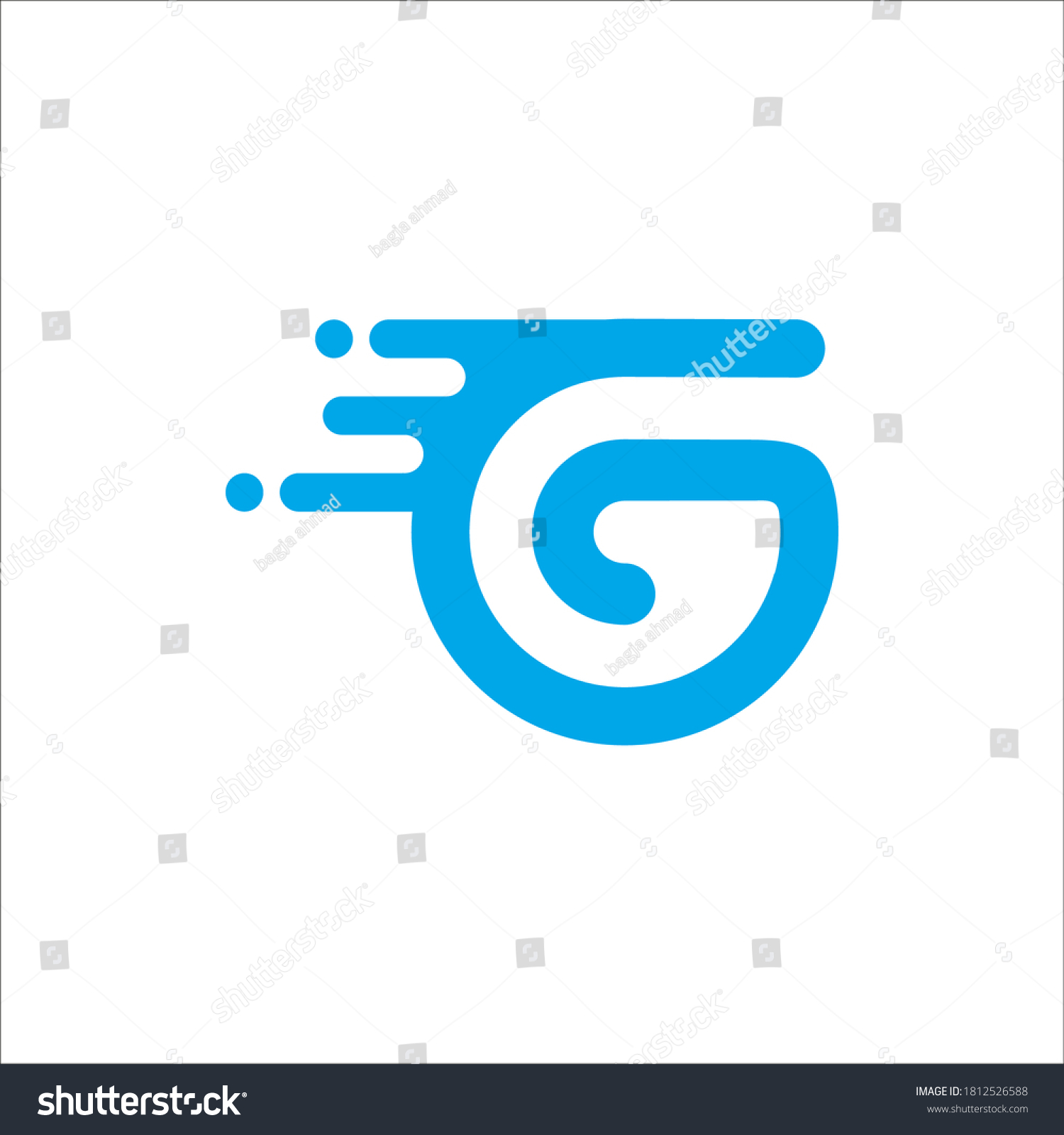 G Fast Technology Logo Design Vector Stock Vector (Royalty Free ...