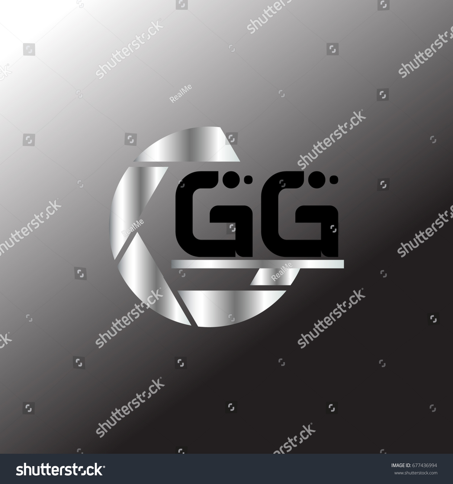 G G Logo Stock Vector (Royalty Free) 677436994