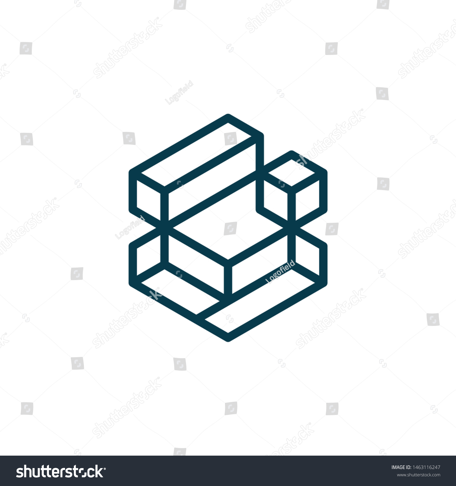 G Initial Hexagon Structure Aspect Flat Stock Vector (Royalty Free ...