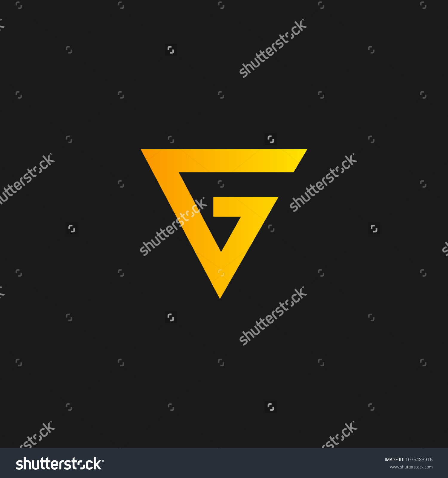G Logo Design Vector Format Stock Vector (Royalty Free) 1075483916 ...