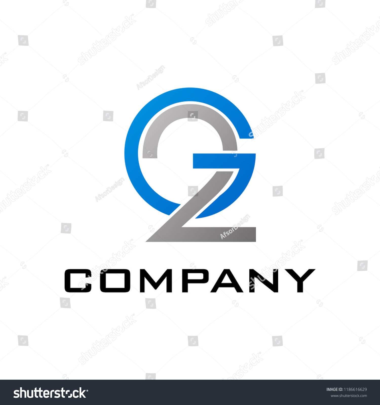 G2 Logo Letter: vector de stock (libre de regalías) 1186616629 ...