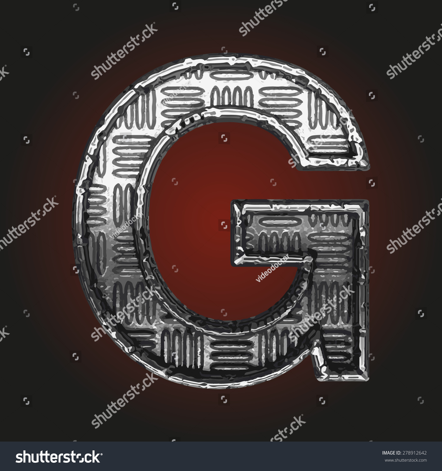 G Vector Metal Letter Stock Vector (Royalty Free) 278912642 | Shutterstock