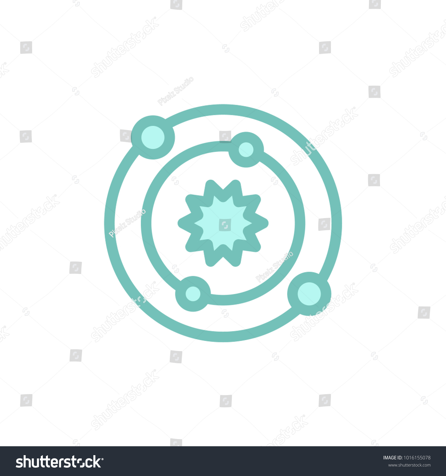 Galaxy Icon Shady Icon Vector Stock Vector (Royalty Free) 1016155078 ...