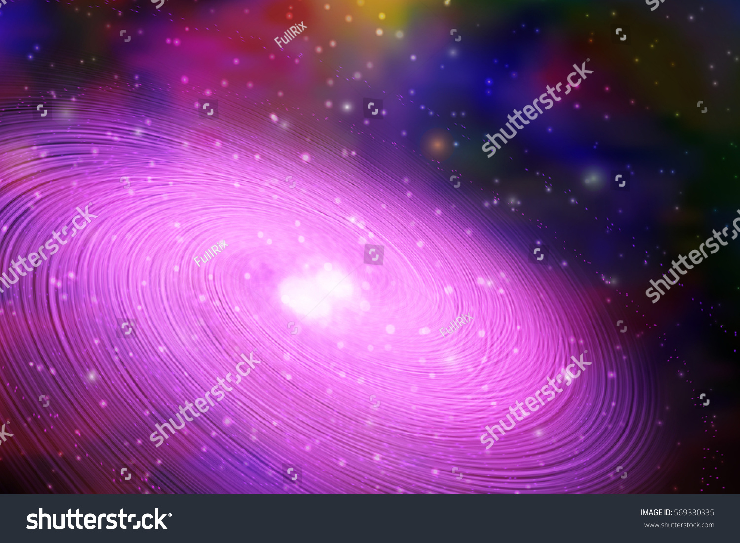 Galaxy Space Cosmic Vector Illustration Stock Vector (Royalty Free ...