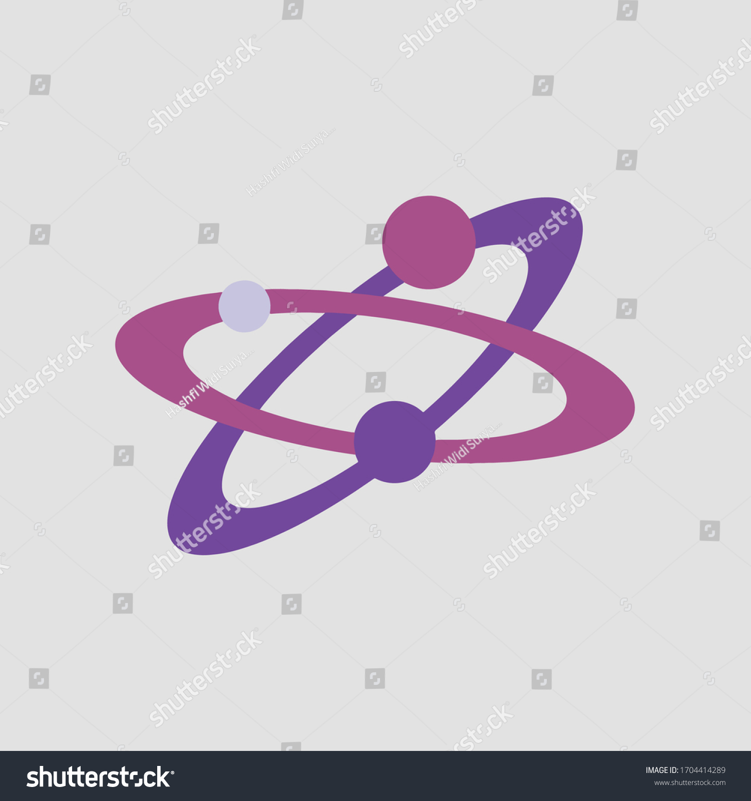 Galaxy Line Art Icon Vector Stock Vector (Royalty Free) 1704414289