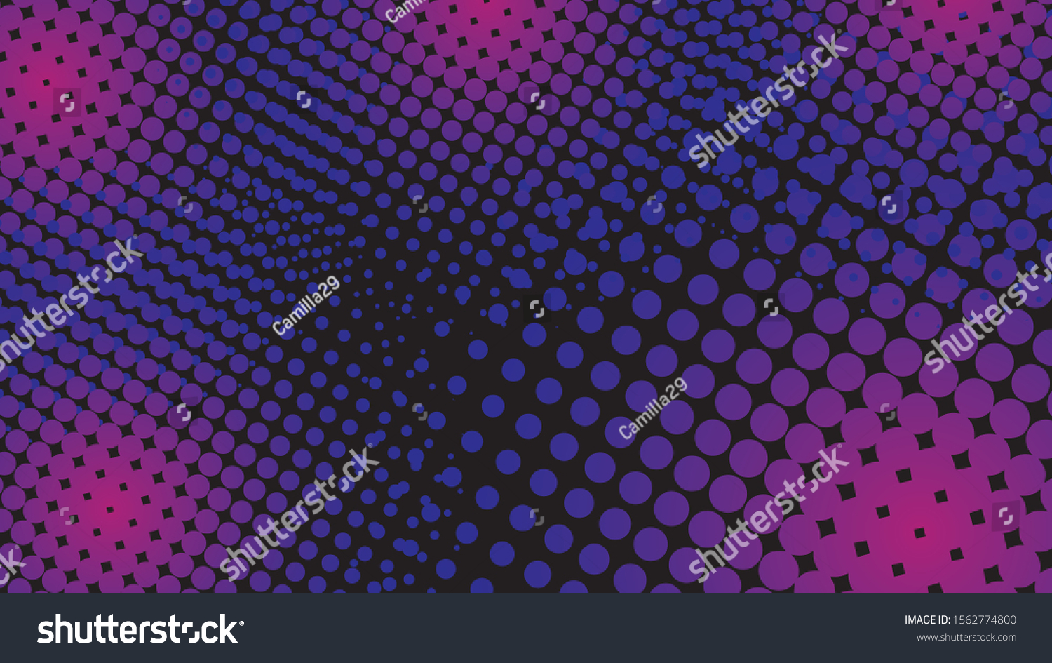 Galaxy Violet Dot Black Background Vector Stock Vector (Royalty Free ...