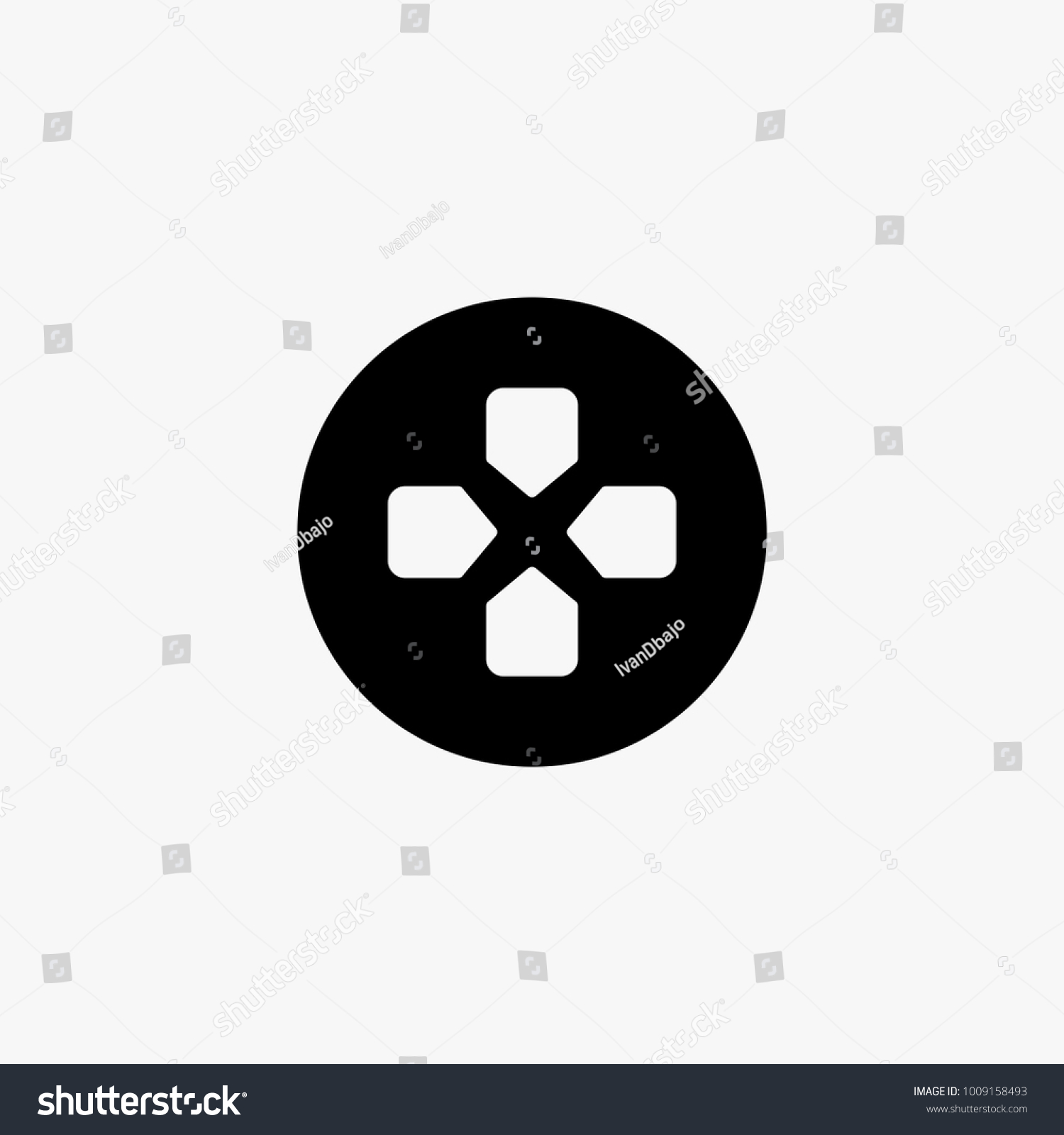 Game Analog Icon Vector Stock Vector (Royalty Free) 1009158493