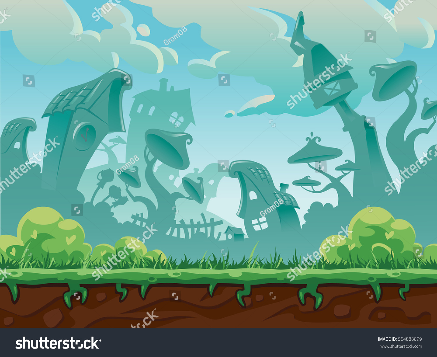 Game Background Colorful Vector Illustration: vector de stock (libre de ...