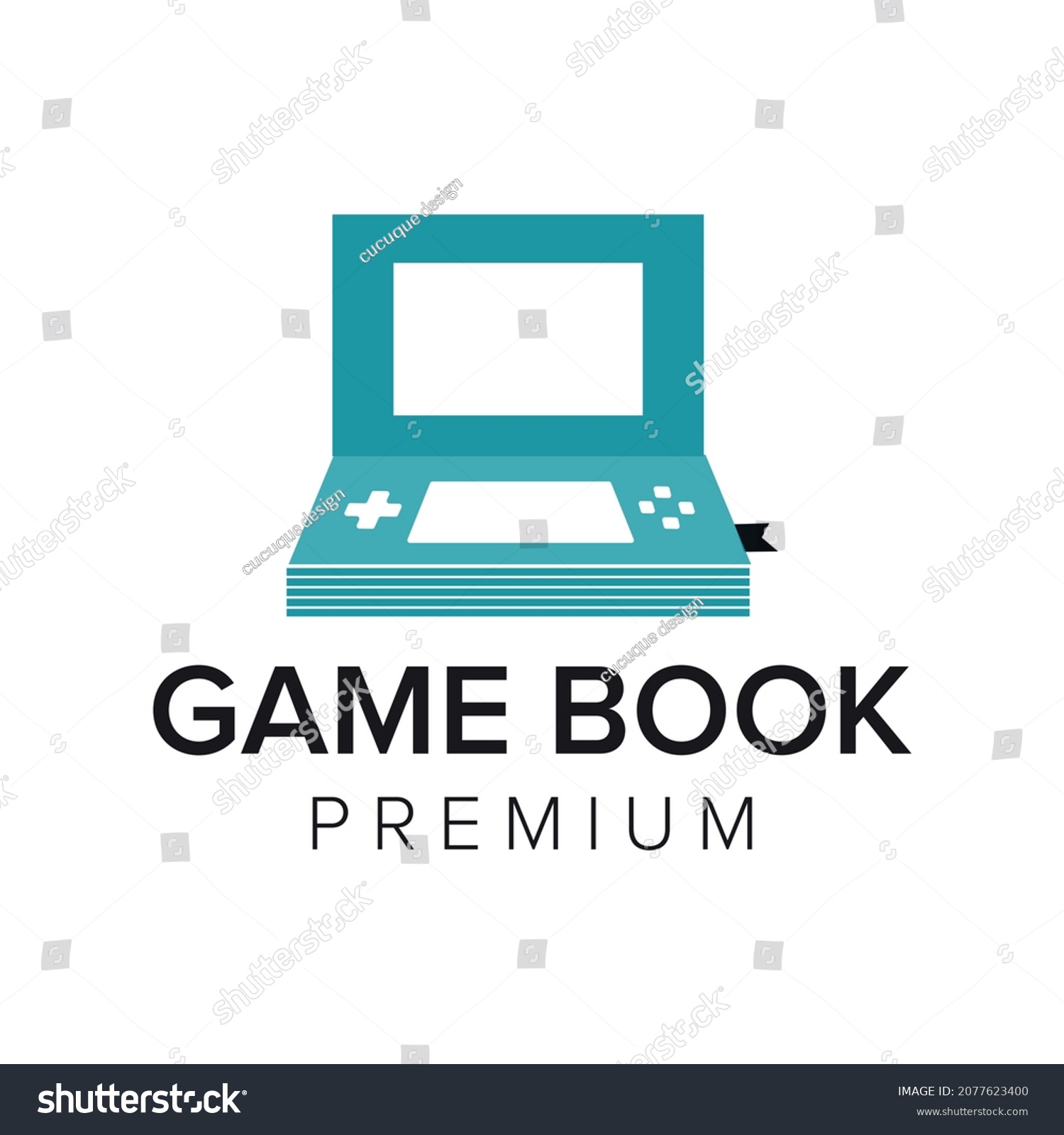 Game Book Logo Icon Vector Template Stock Vector (Royalty Free ...