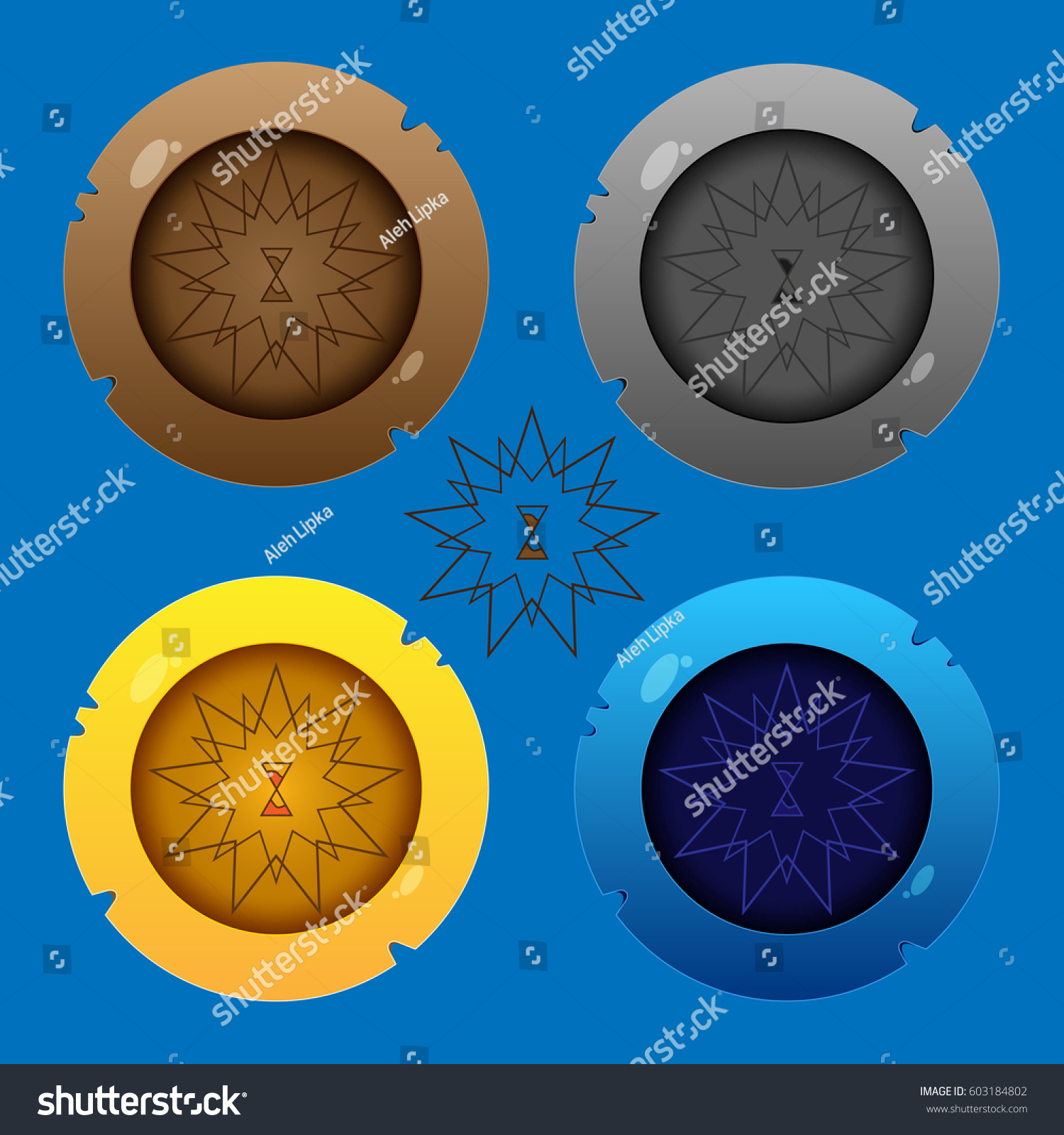 Game Coins Vector Illustration Stock Vector (Royalty Free) 603184802 ...
