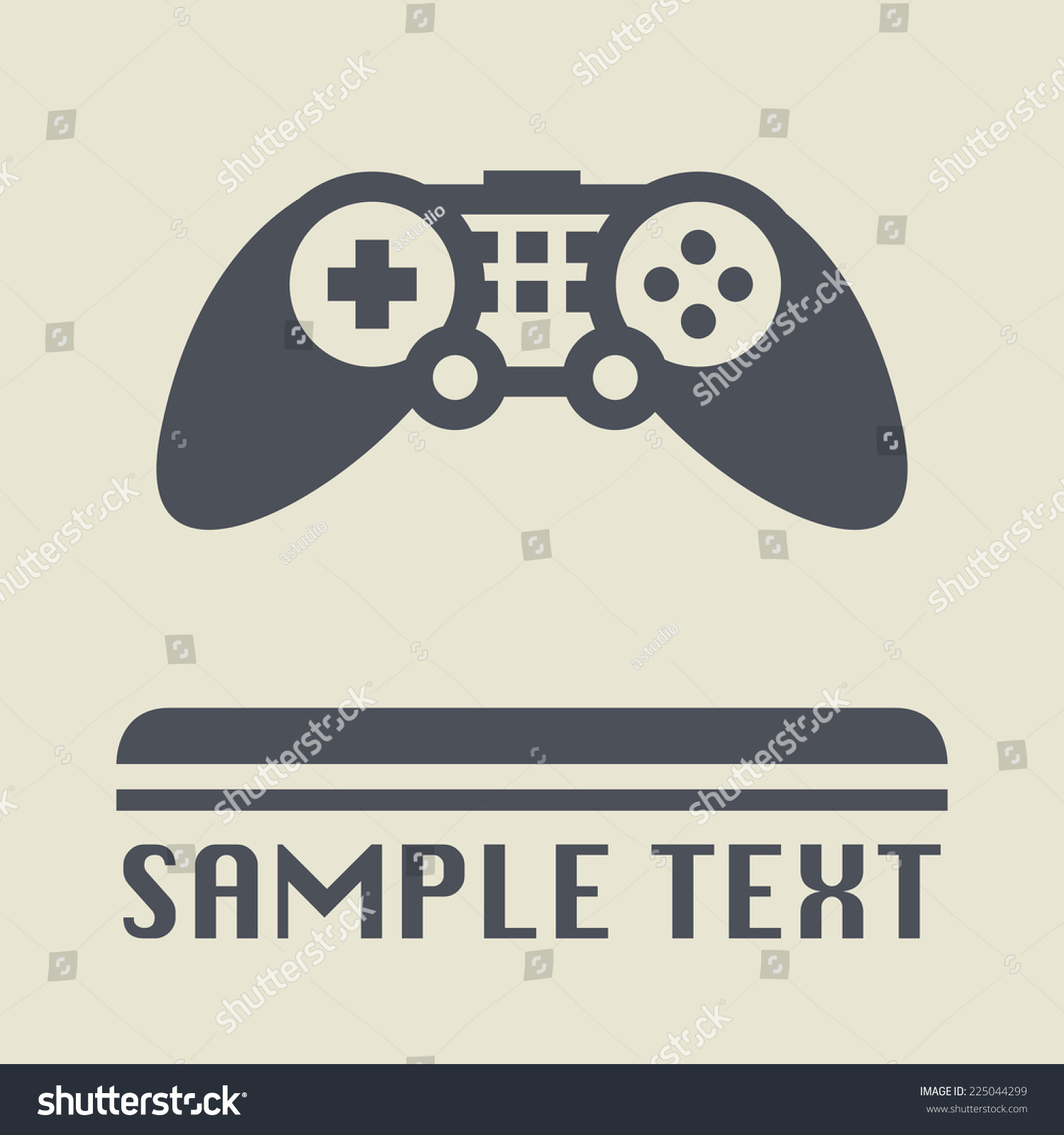 Game Controller Icon Sign Vector Illustration Stock Vector (Royalty ...