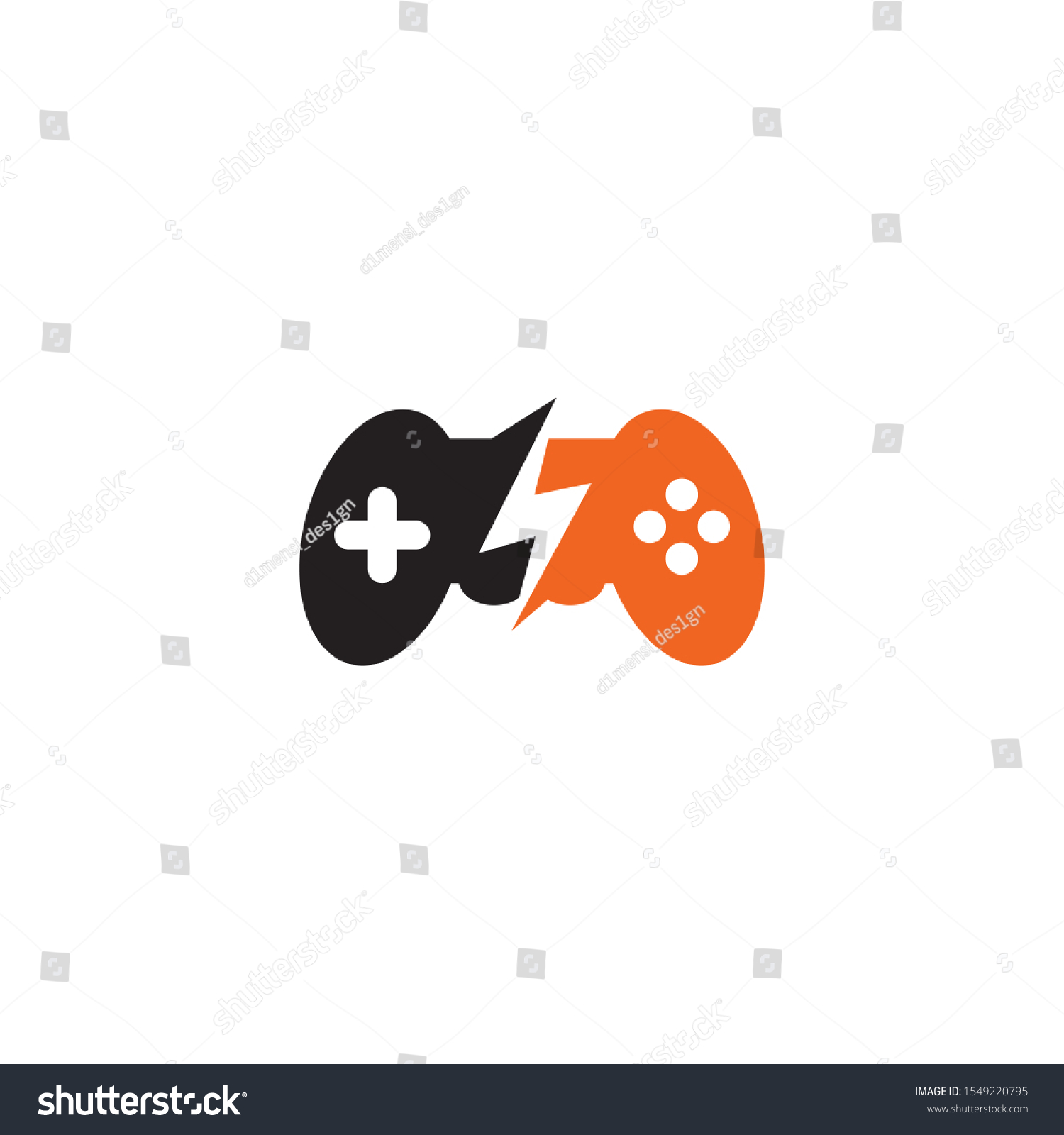 Game Controller Logo Design Inspiration Vector Stock Vector (Royalty ...