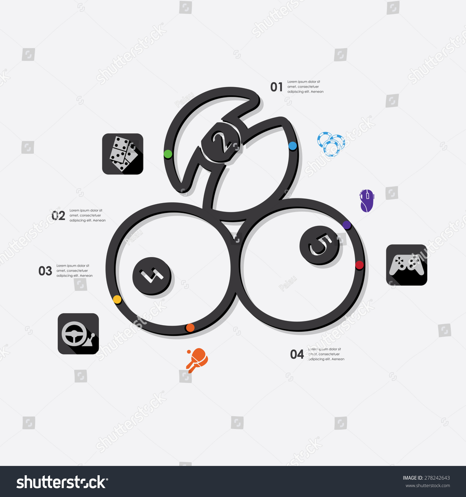 Game Infographic Stock Vector (Royalty Free) 278242643 | Shutterstock