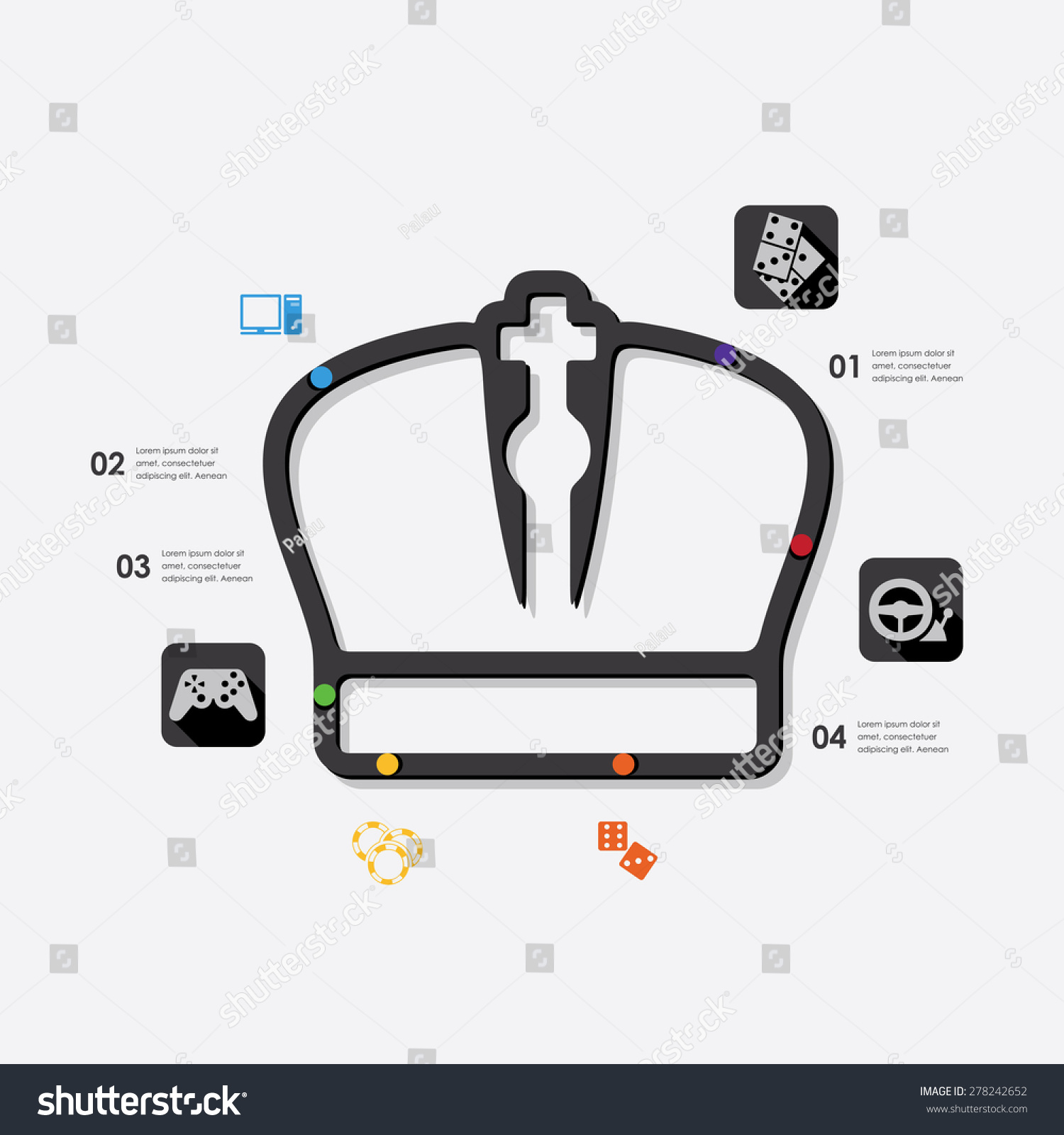 Game Infographic Stock Vector (Royalty Free) 278242652