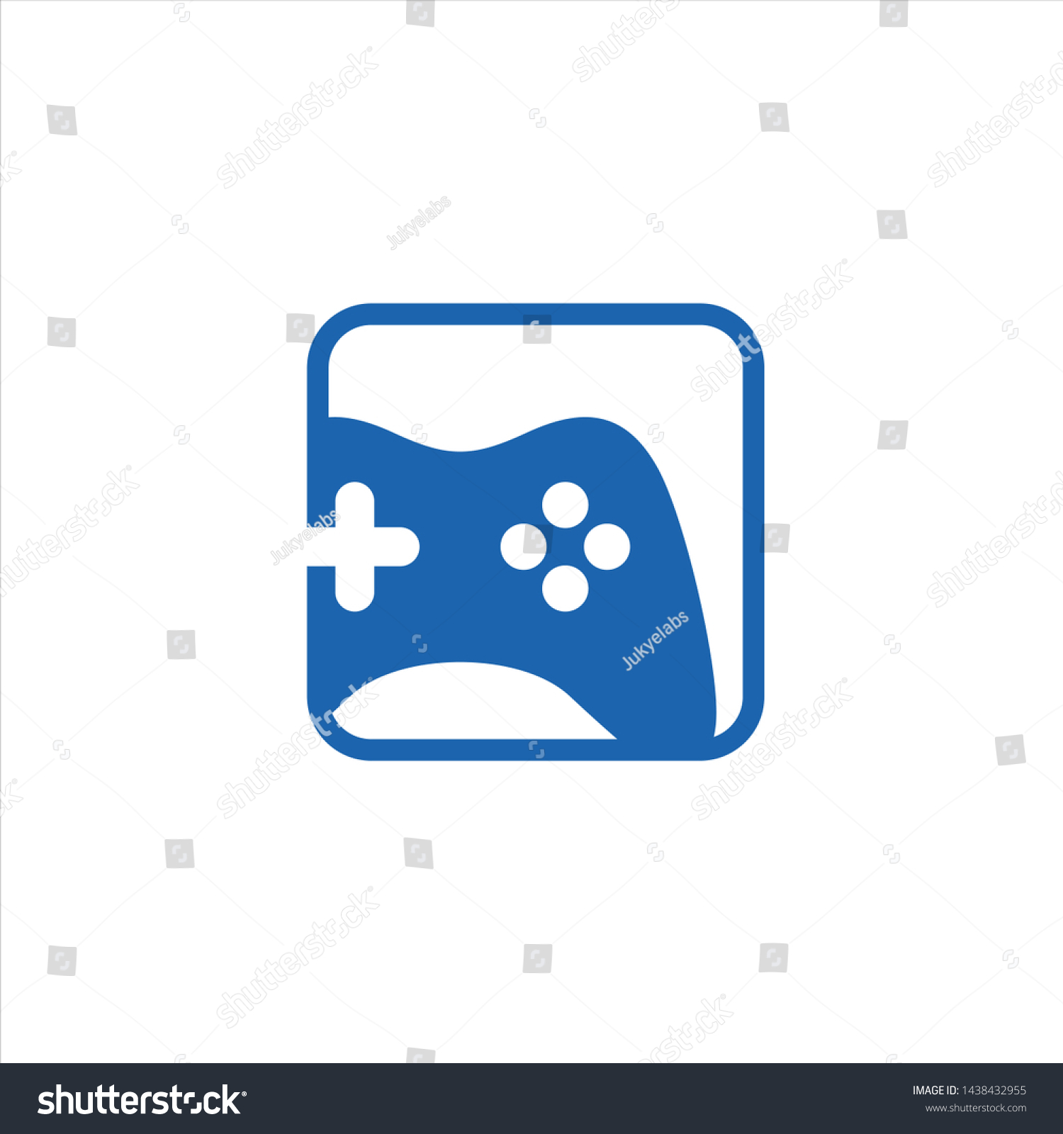 Game Logo Design Vector Template Stock Vector (Royalty Free) 1438432955 ...