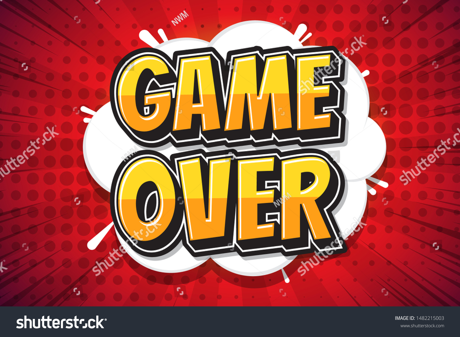 4,523 Game over wording Images, Stock Photos & Vectors | Shutterstock