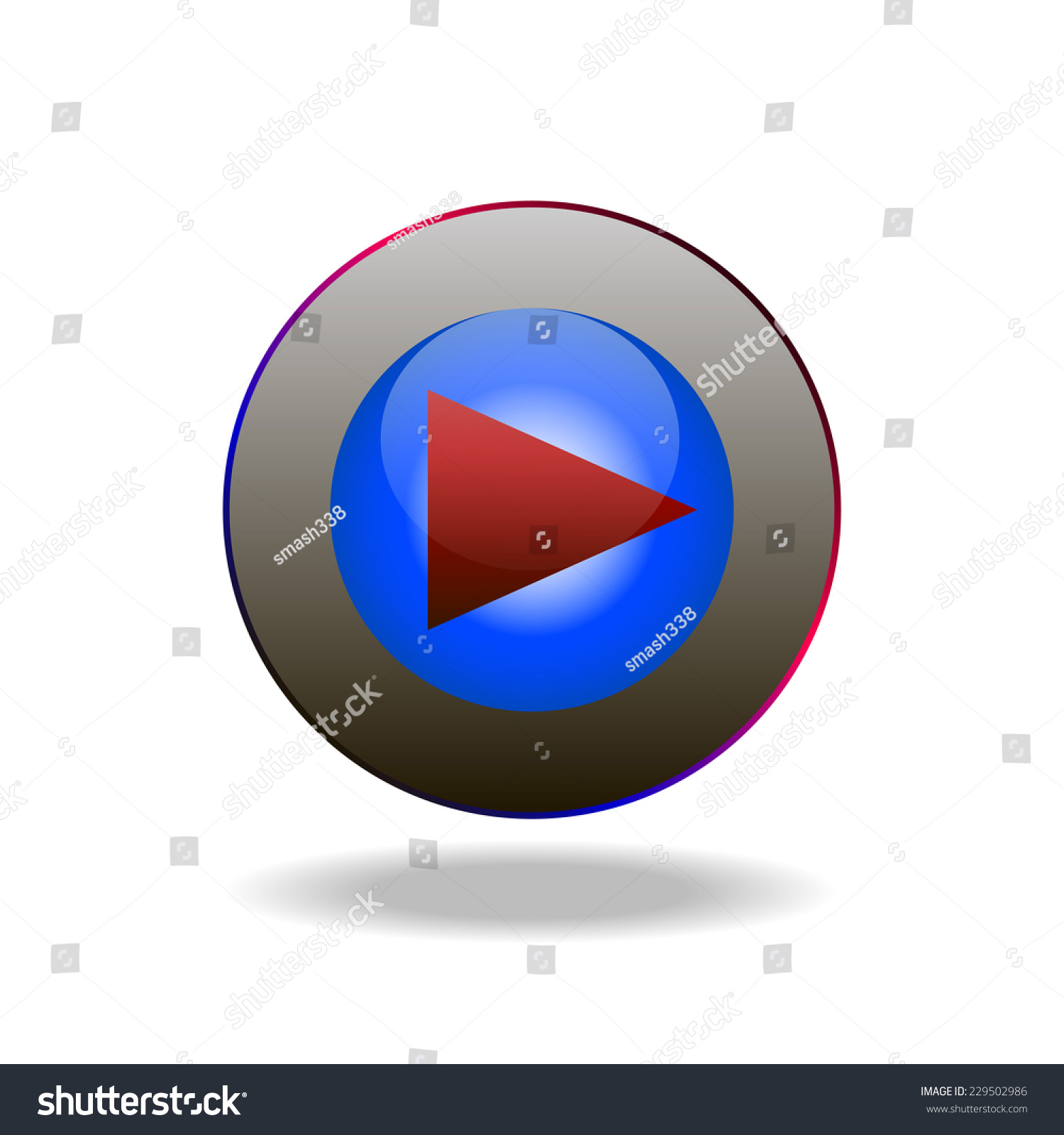 Game Start Button Vector Illustration Stock Vector (Royalty Free ...