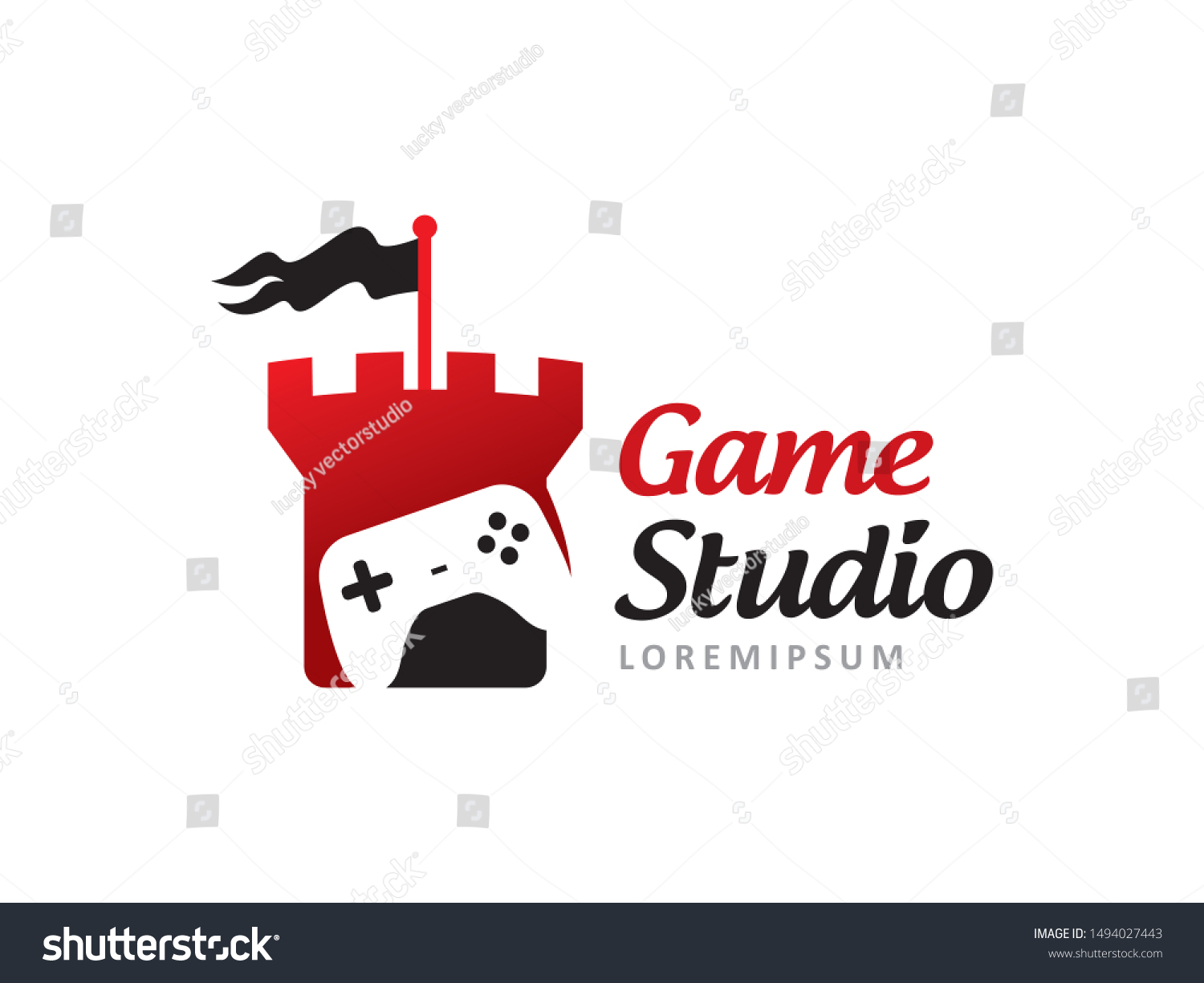 Game Studio Logo Symbol Icon Template Stock Vector (Royalty Free ...