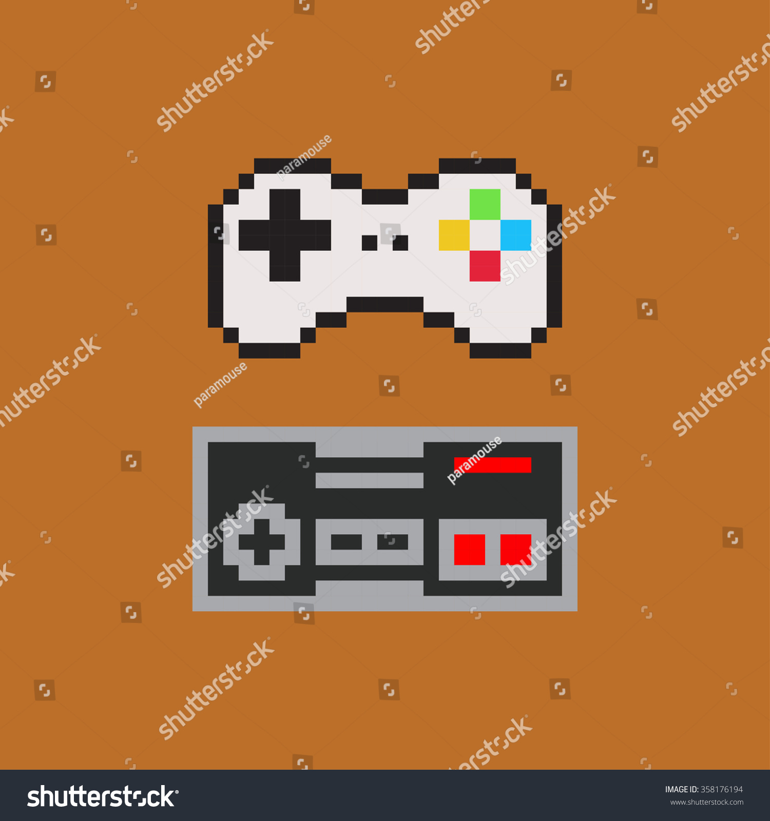 4,450 Video game controller pixel Images, Stock Photos & Vectors ...