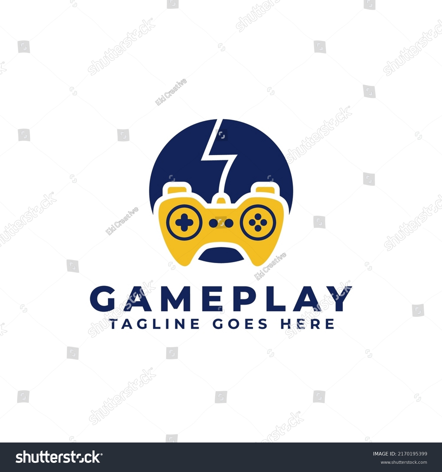 Gaming Console Logo Design Concept Stock Vector (Royalty Free ...