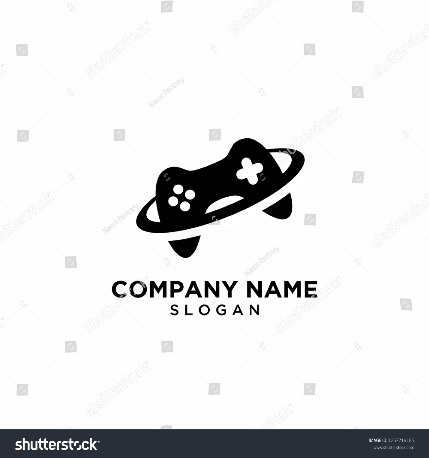 Gaming Logo Icon Designs Vector Stock Vector (Royalty Free) 1257719185 ...