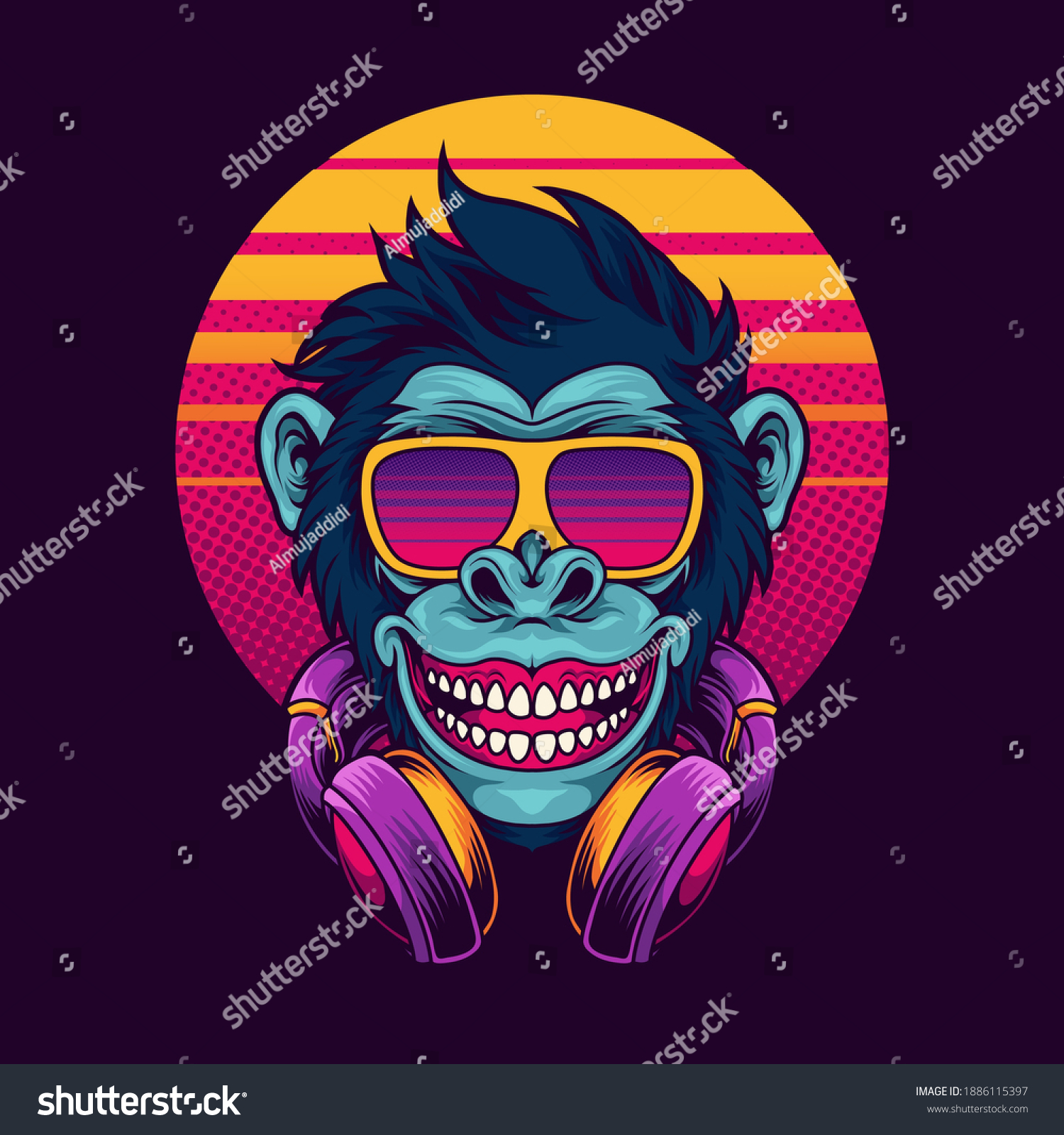 537 Punk monkey Images, Stock Photos & Vectors | Shutterstock