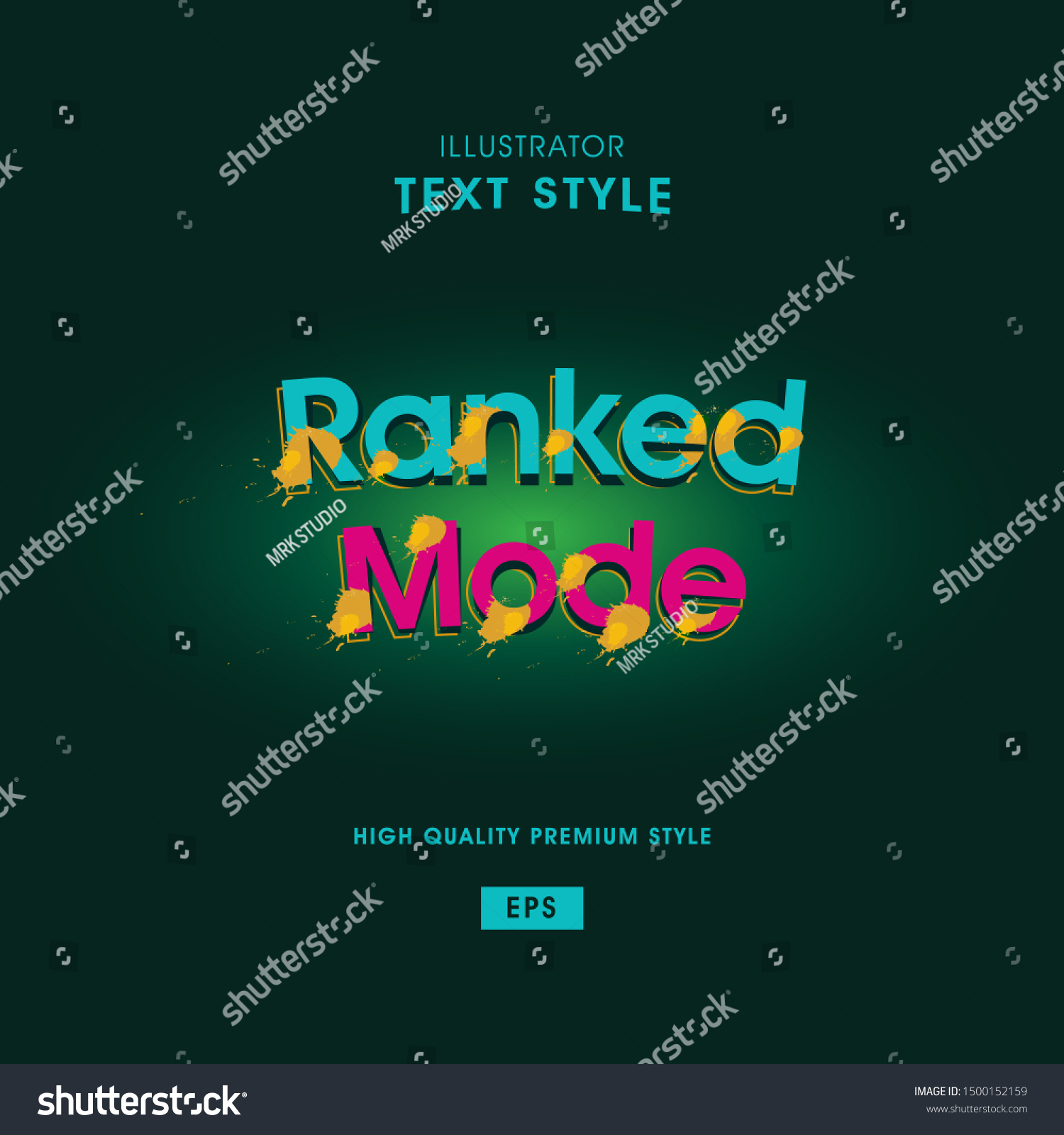 Gaming Text Style Glowing Effect Neon Stock Vector (Royalty Free ...