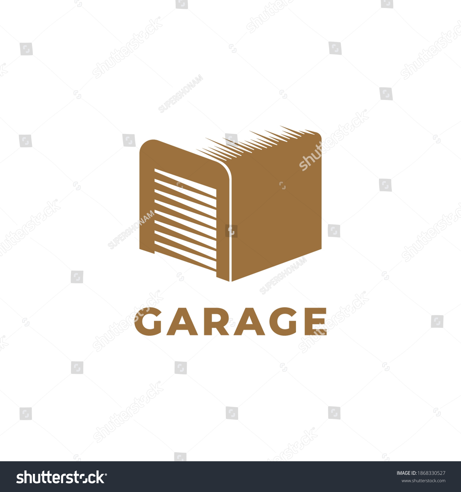 Garage Logo Design Symbol Vector Template Stock Vector (Royalty Free ...