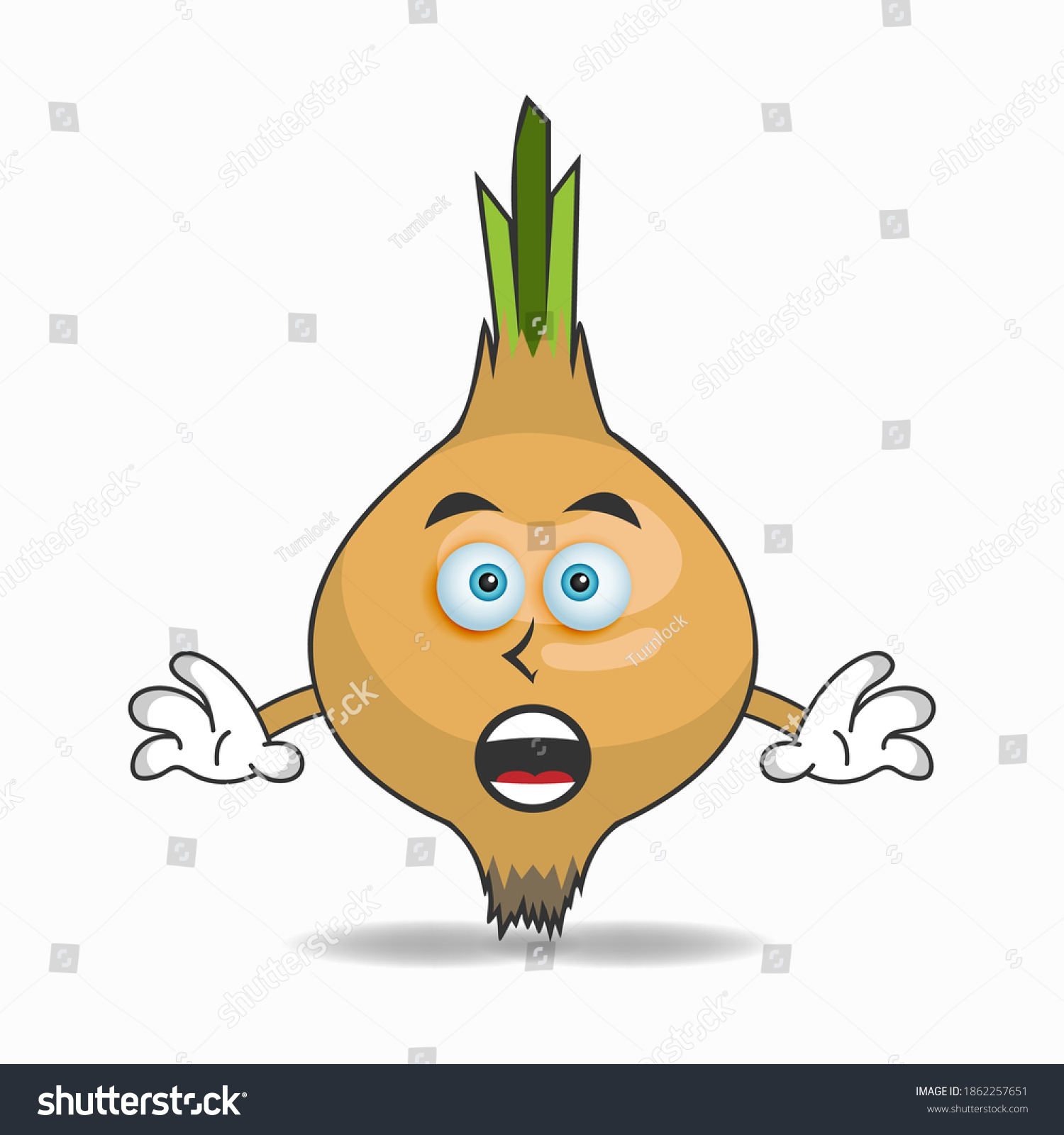Garlic Mascot Character Shocked Expression Vector: เวกเตอร์สต็อก (ปลอด ... Garlic Mascot Character Shocked Expression Vector: เวกเตอร์สต็อก (ปลอด ...