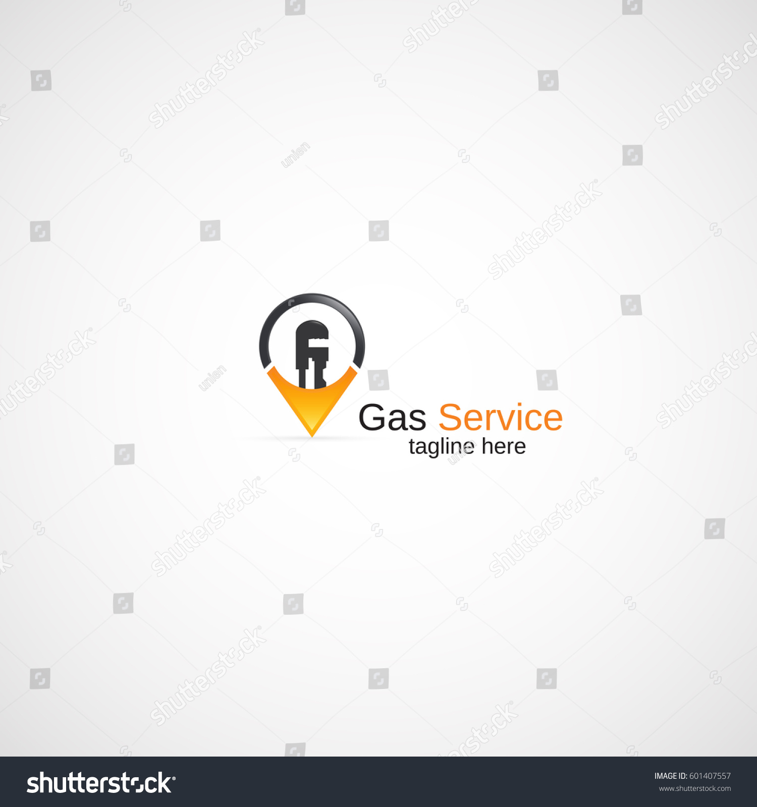 Gas Service Logo Stock Vector (Royalty Free) 601407557 | Shutterstock