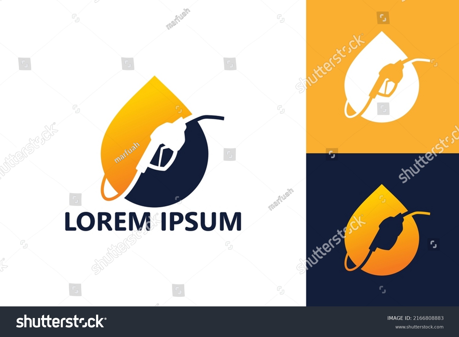 Gas Station Logo Template Design Vector Stock Vector (Royalty Free ...
