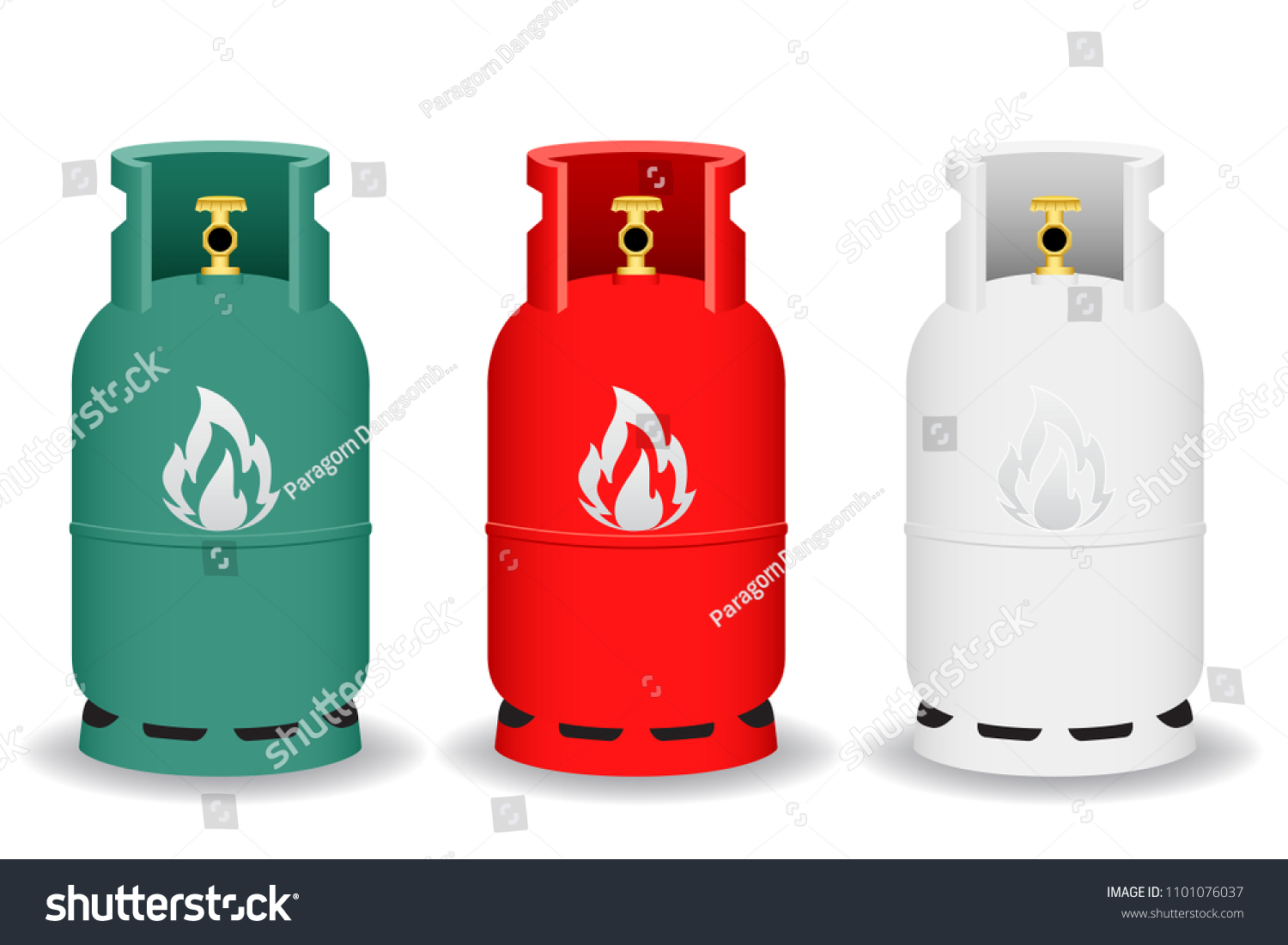Gas Tank Graphic Vector Stock Vector (Royalty Free) 1101076037