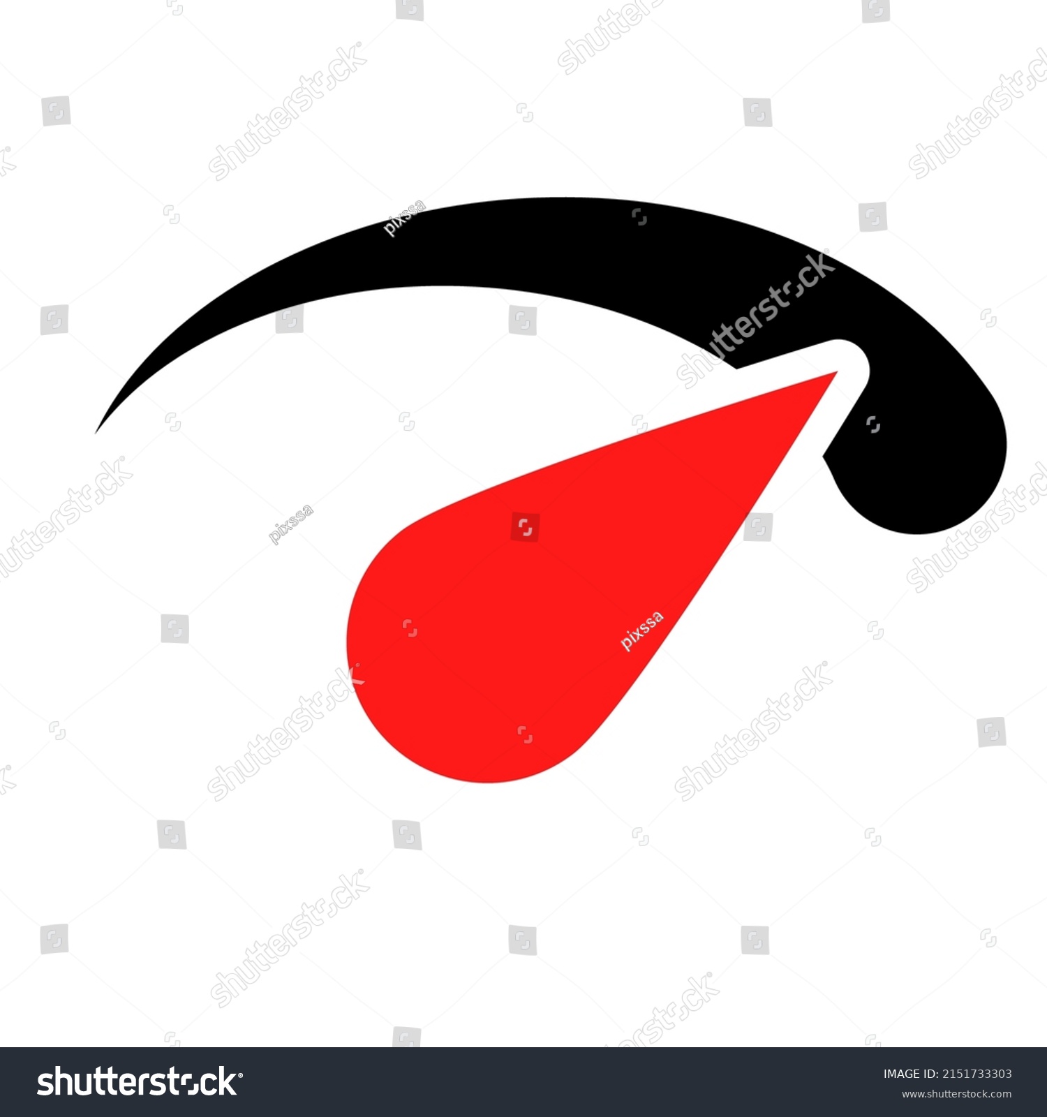 Gauge Meter Level Indicator Icon Symbol Stock Vector (Royalty Free ...