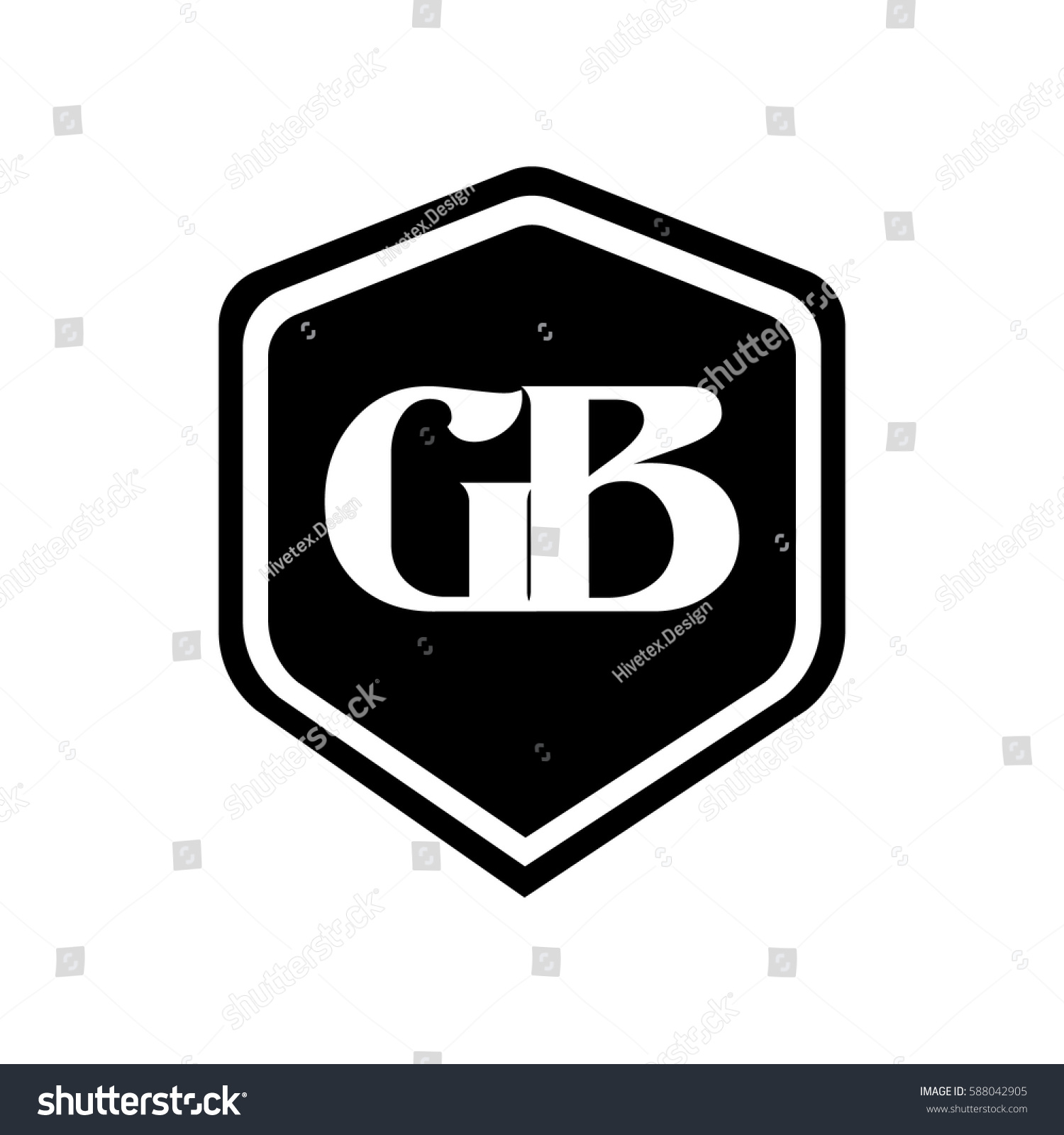 Gb Logo Stock Vector (Royalty Free) 588042905 | Shutterstock