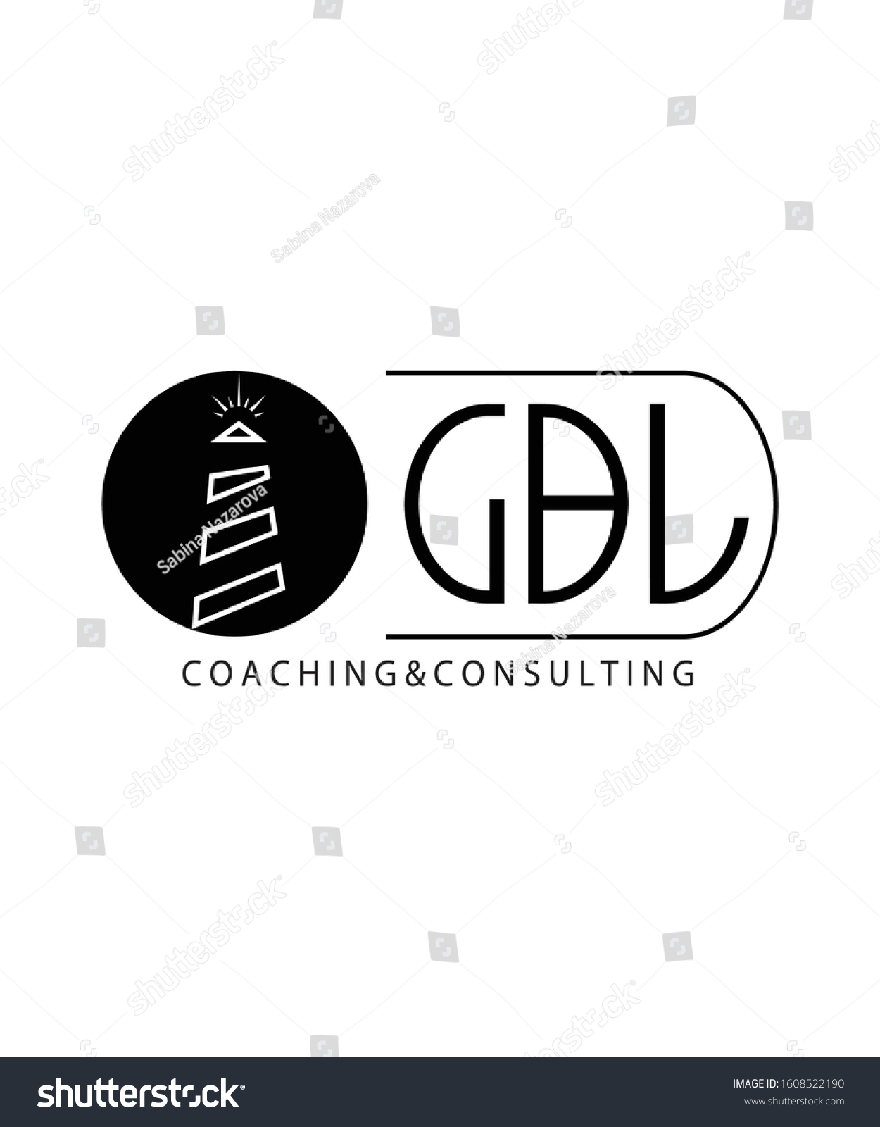 Gbl Logo Design Vector High Quality Stock Vector (Royalty Free) 1608522190