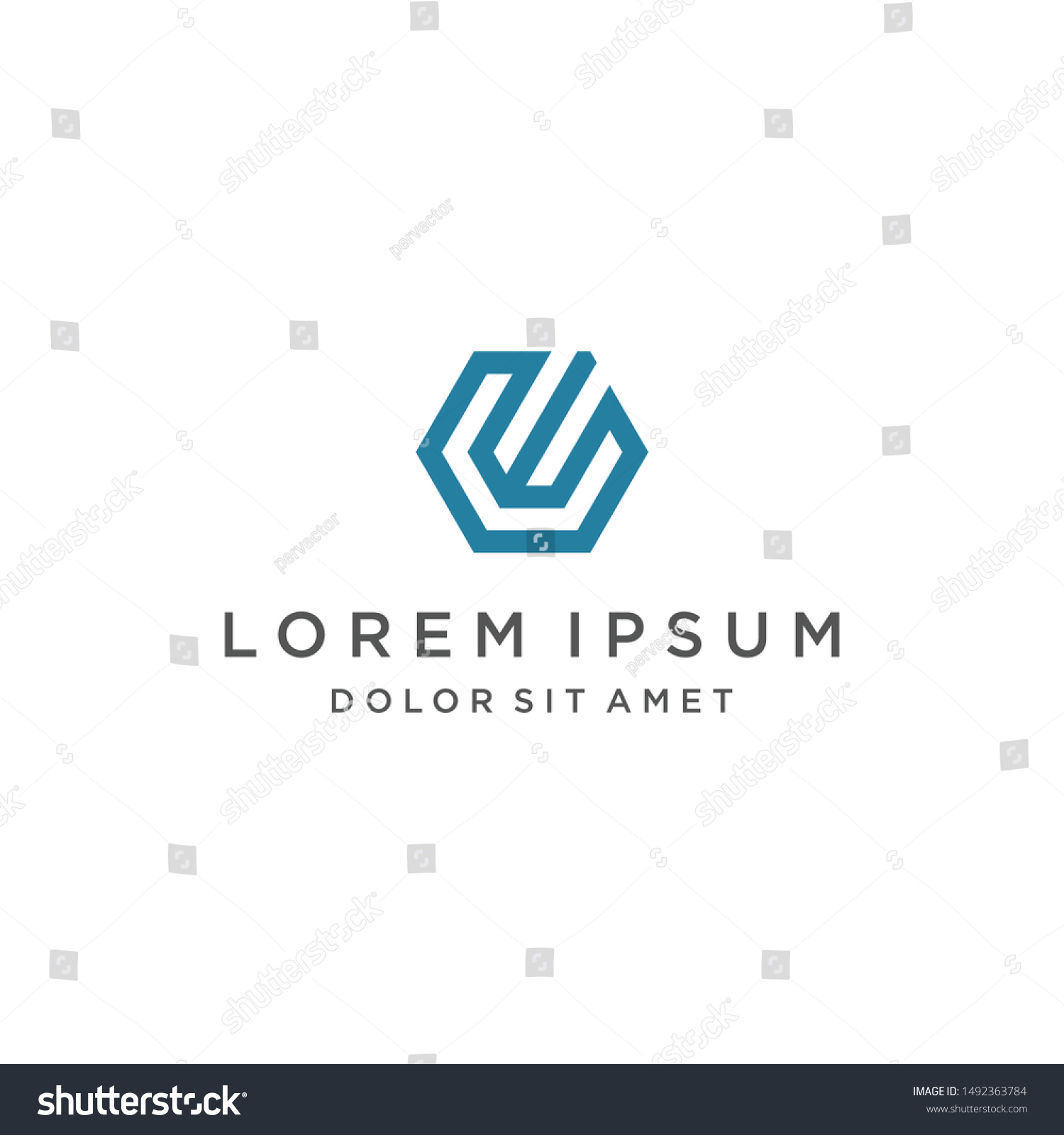 Ge Logo Monogram Icon Vector Template Stock Vector (Royalty Free ...