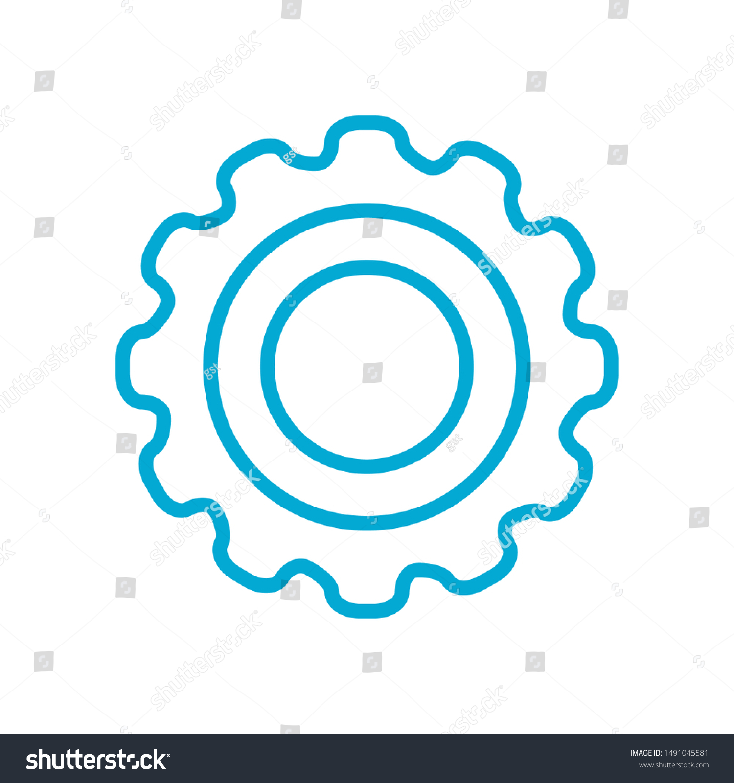 Gear Design Cog Circle Wheel Machine Stock Vector (Royalty Free ...