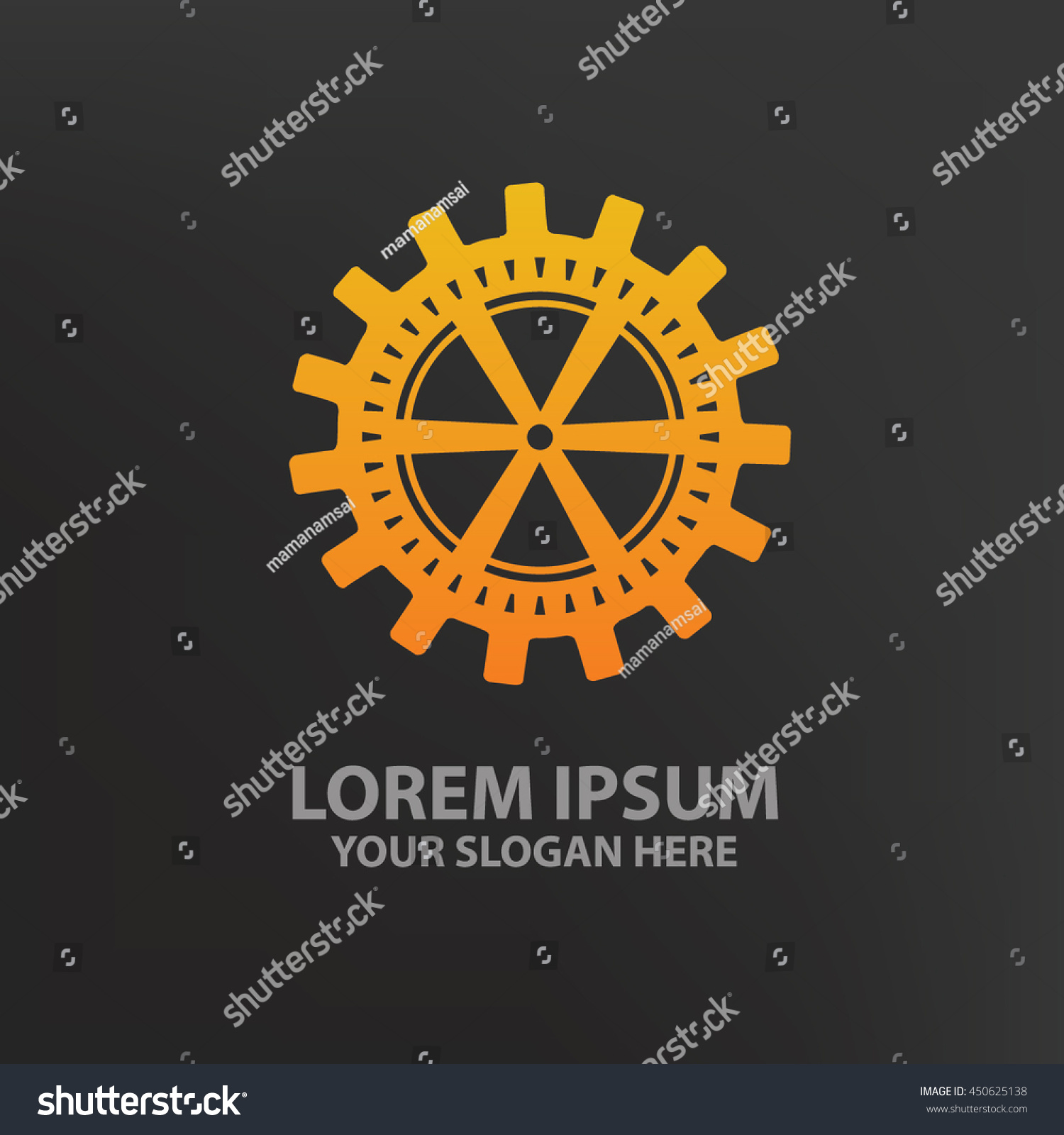 Gear Designlogo Templateclean Vector Stock Vector (Royalty Free ...