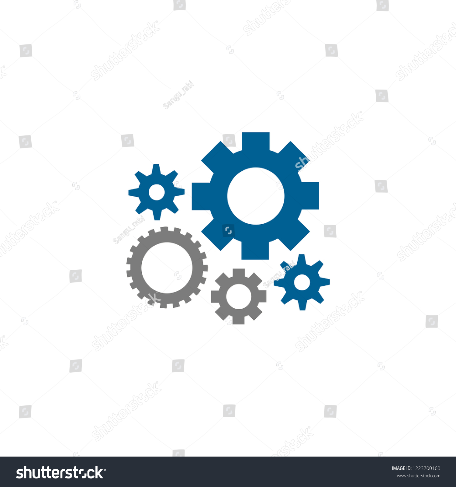 Gear Logo Design Stock Vector (Royalty Free) 1223700160 | Shutterstock