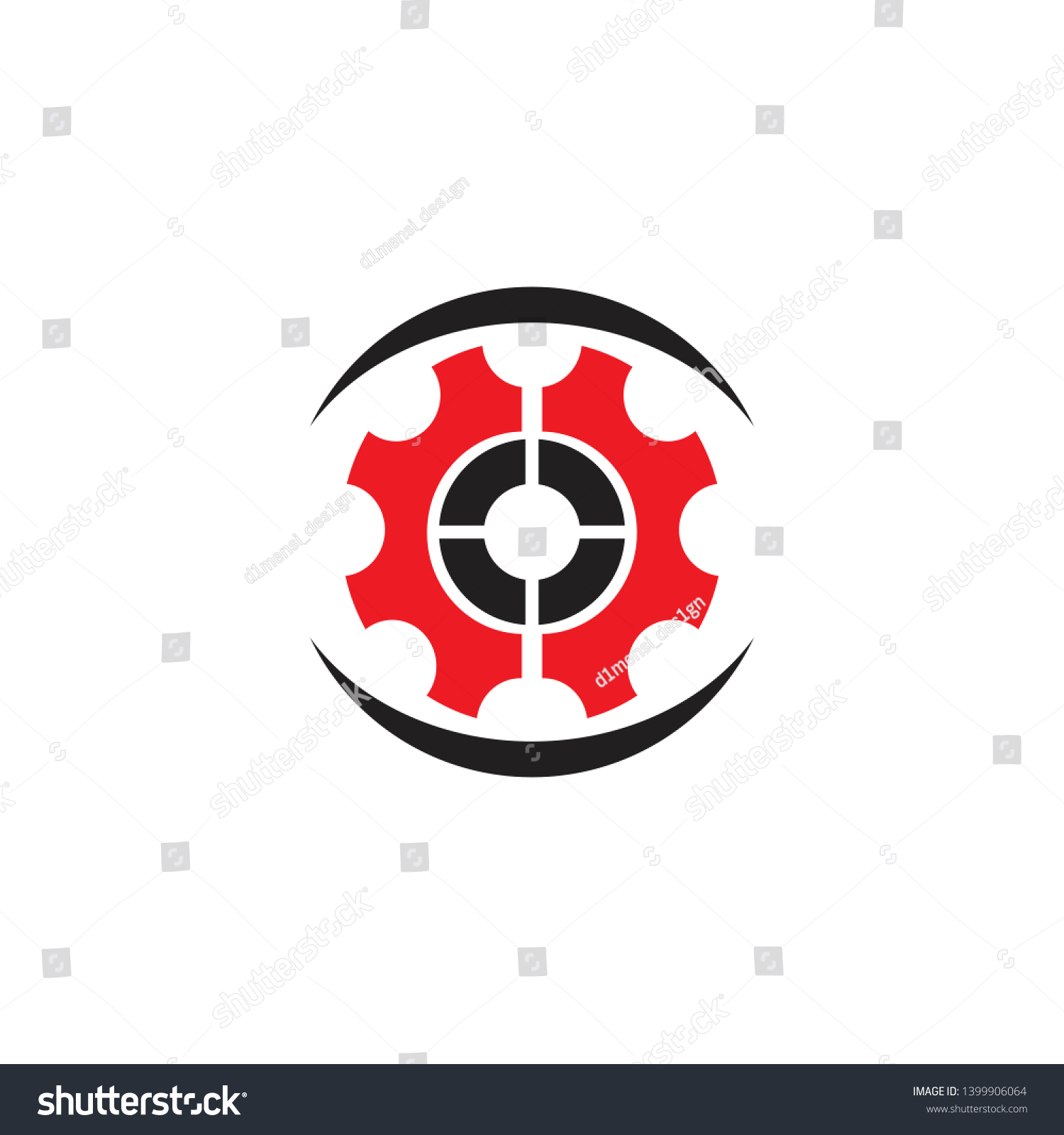 Gear Machine Logo Design Symbol Vector Stock Vector (Royalty Free ...