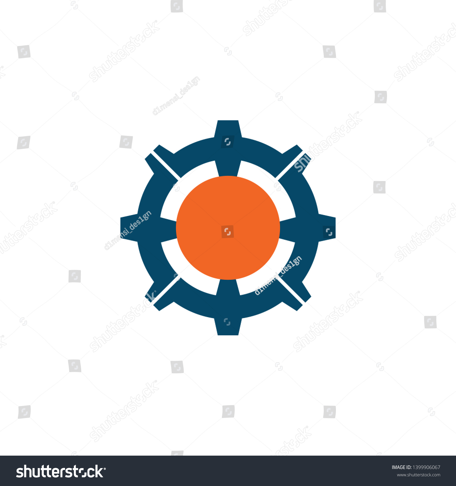 Gear Machine Logo Design Symbol Vector Stock Vector (Royalty Free ...