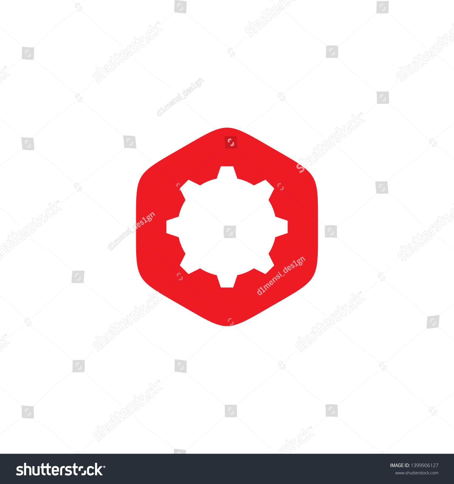 Gear Machine Logo Design Symbol Vector Stock Vector (Royalty Free ...