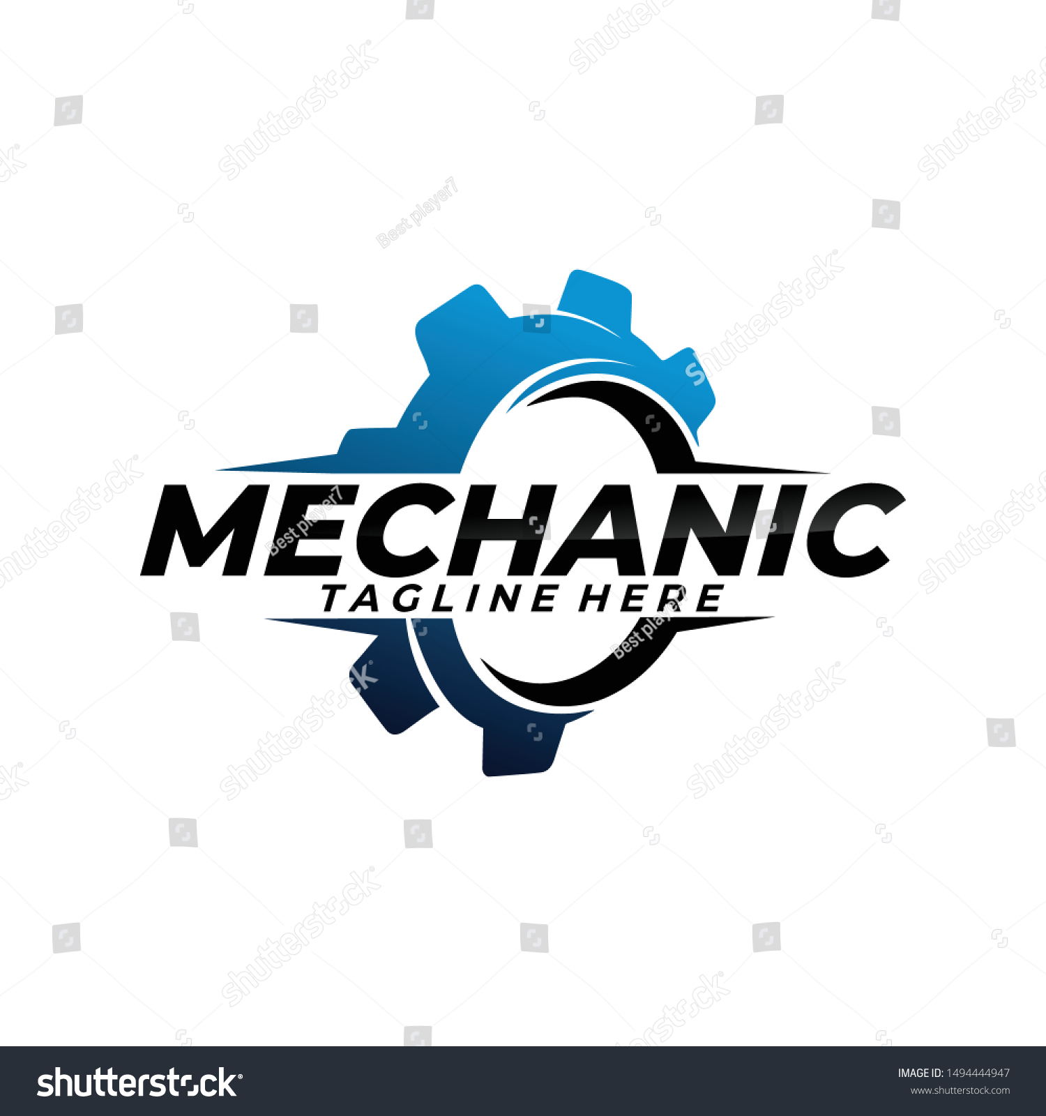 Gear Mechanic Logo Icon Vector Stock Vector (Royalty Free) 1494444947 ...