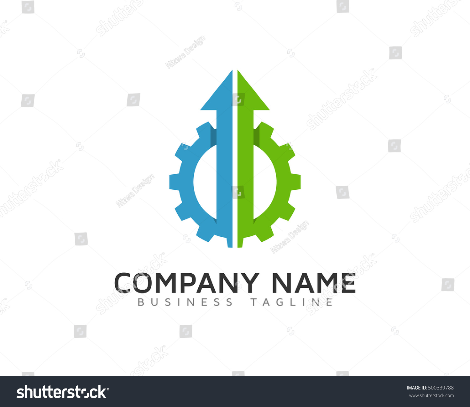 Gear Arrow Logo Template Stock Vector (Royalty Free) 500339788 | Shutterstock